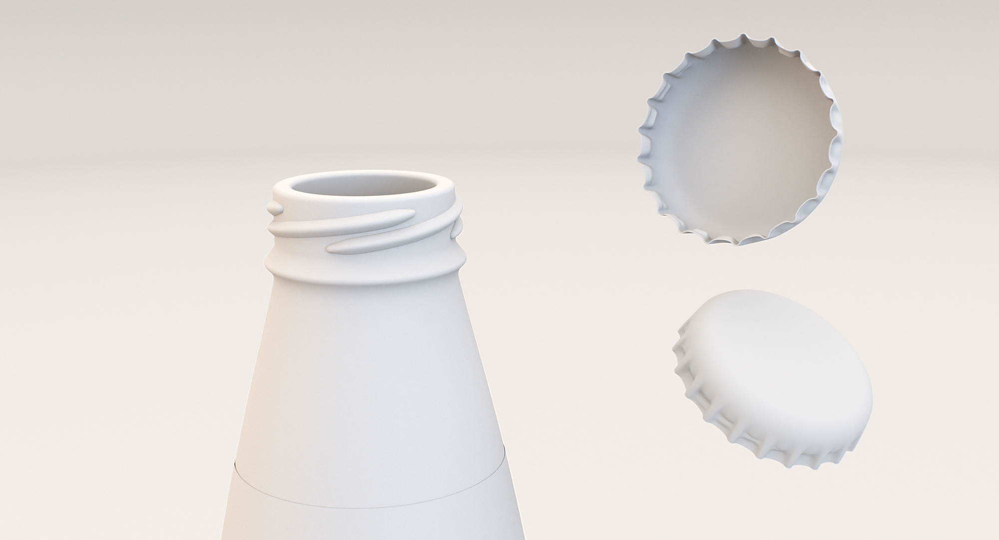 modelo 3d Pepsi Bottle Glass Twist-Off Cap - TurboSquid 2033666