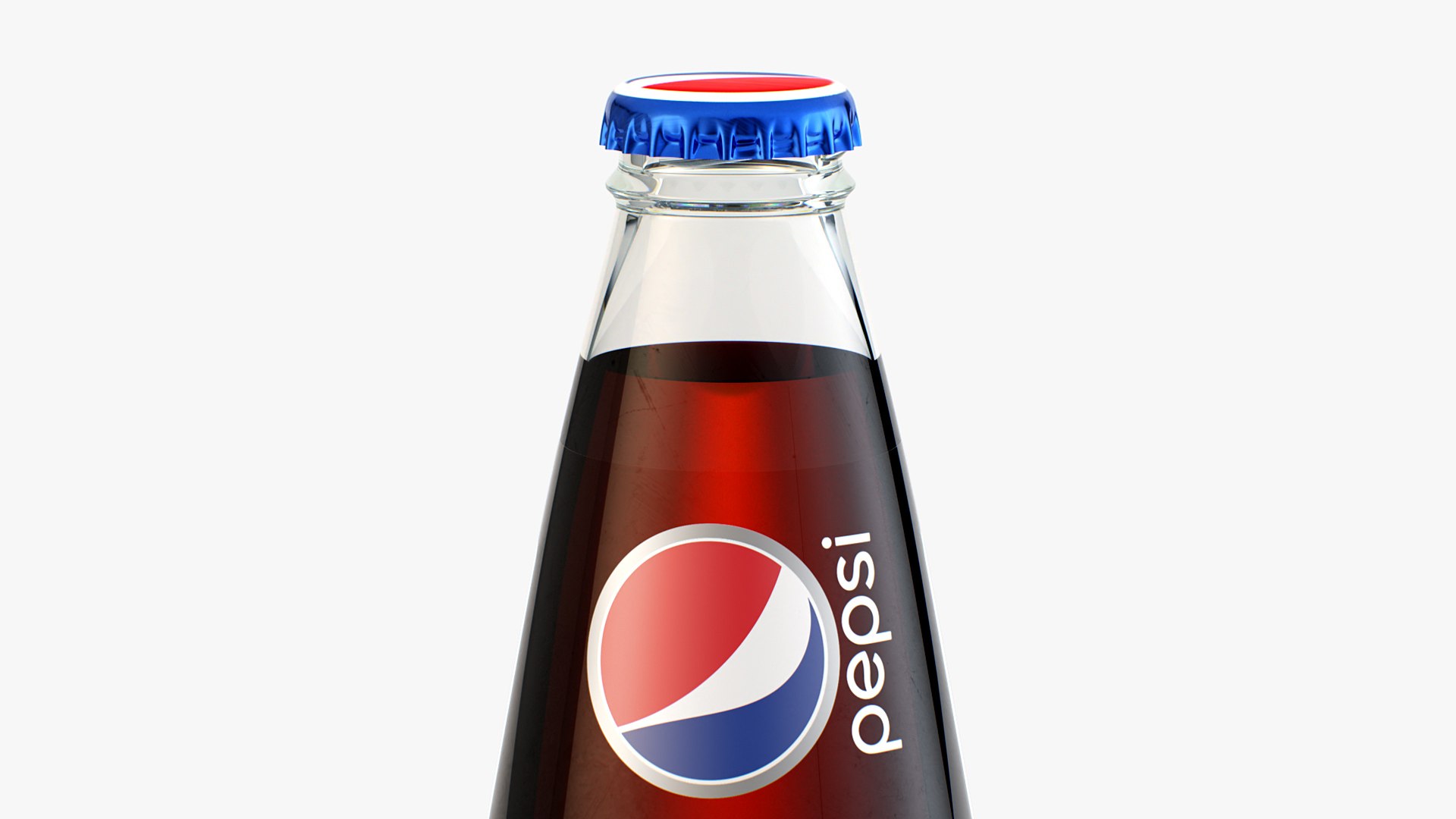 3D Pepsi Bottle Glass Twist-Off Cap - TurboSquid 2033666