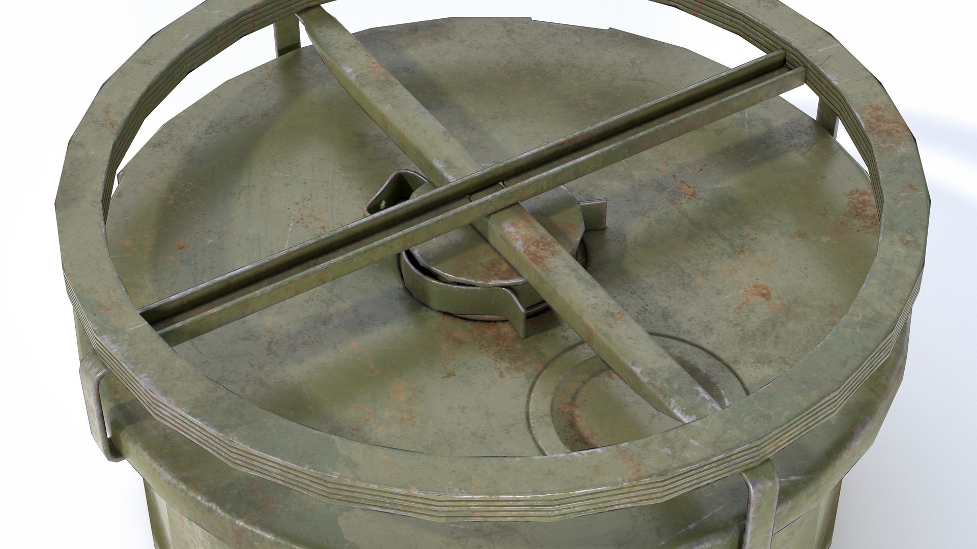 3D Model M1 Anti Tank Land Mine - TurboSquid 2284809