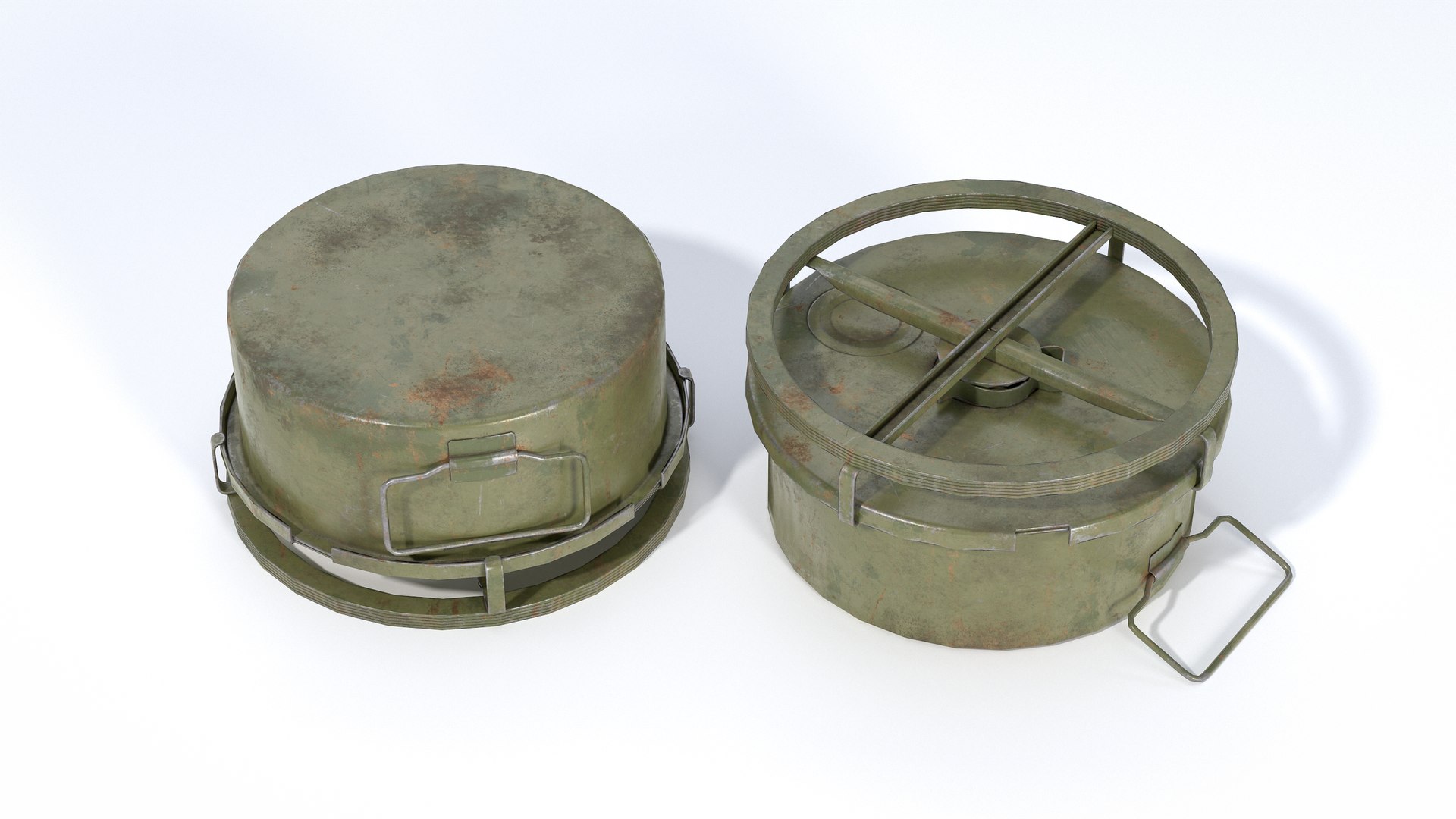 3D Model M1 Anti Tank Land Mine - TurboSquid 2284809