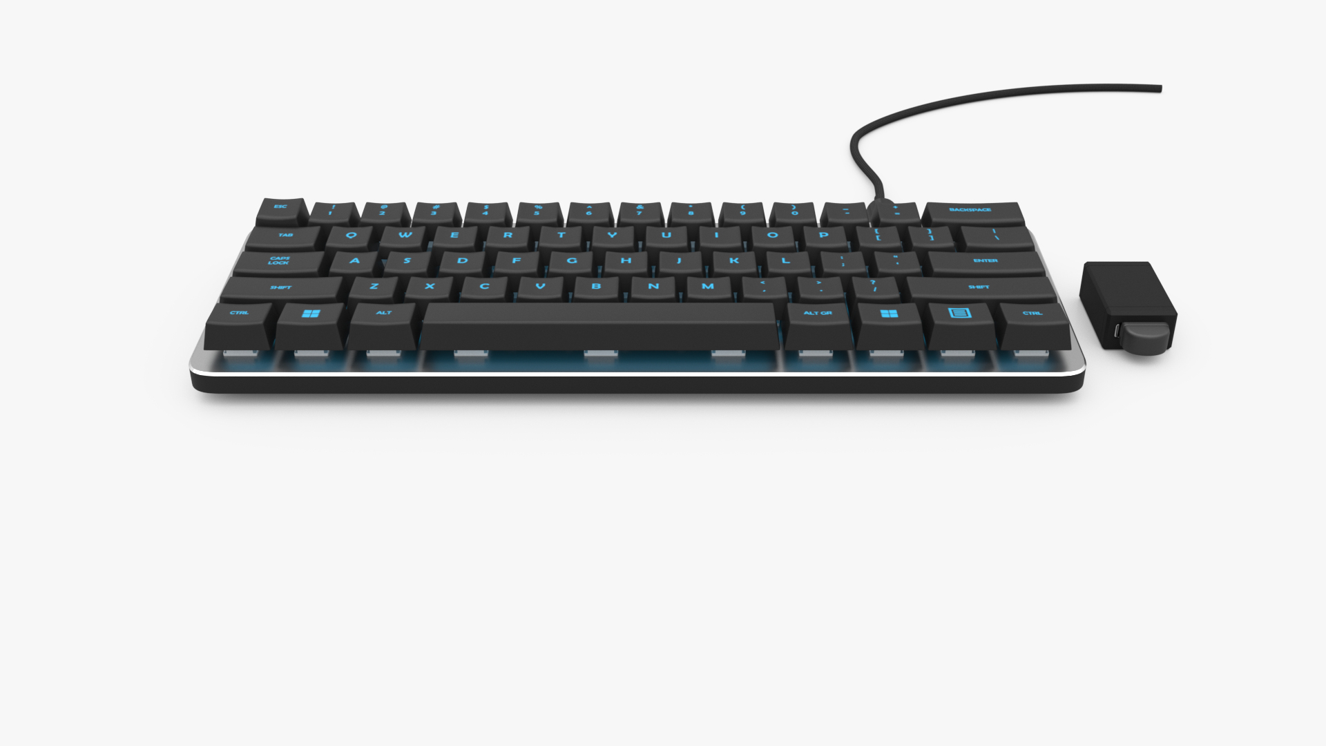 3D Model Compact Wireless Keyboard - TurboSquid 2122051