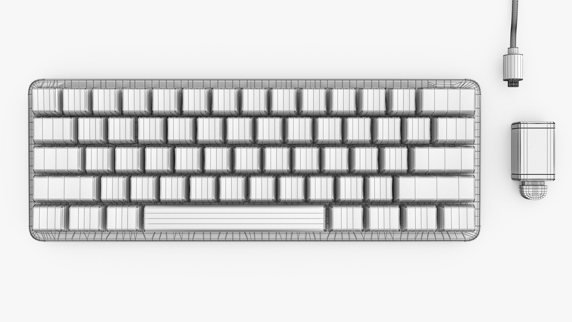 3D Model Compact Wireless Keyboard - TurboSquid 2122051