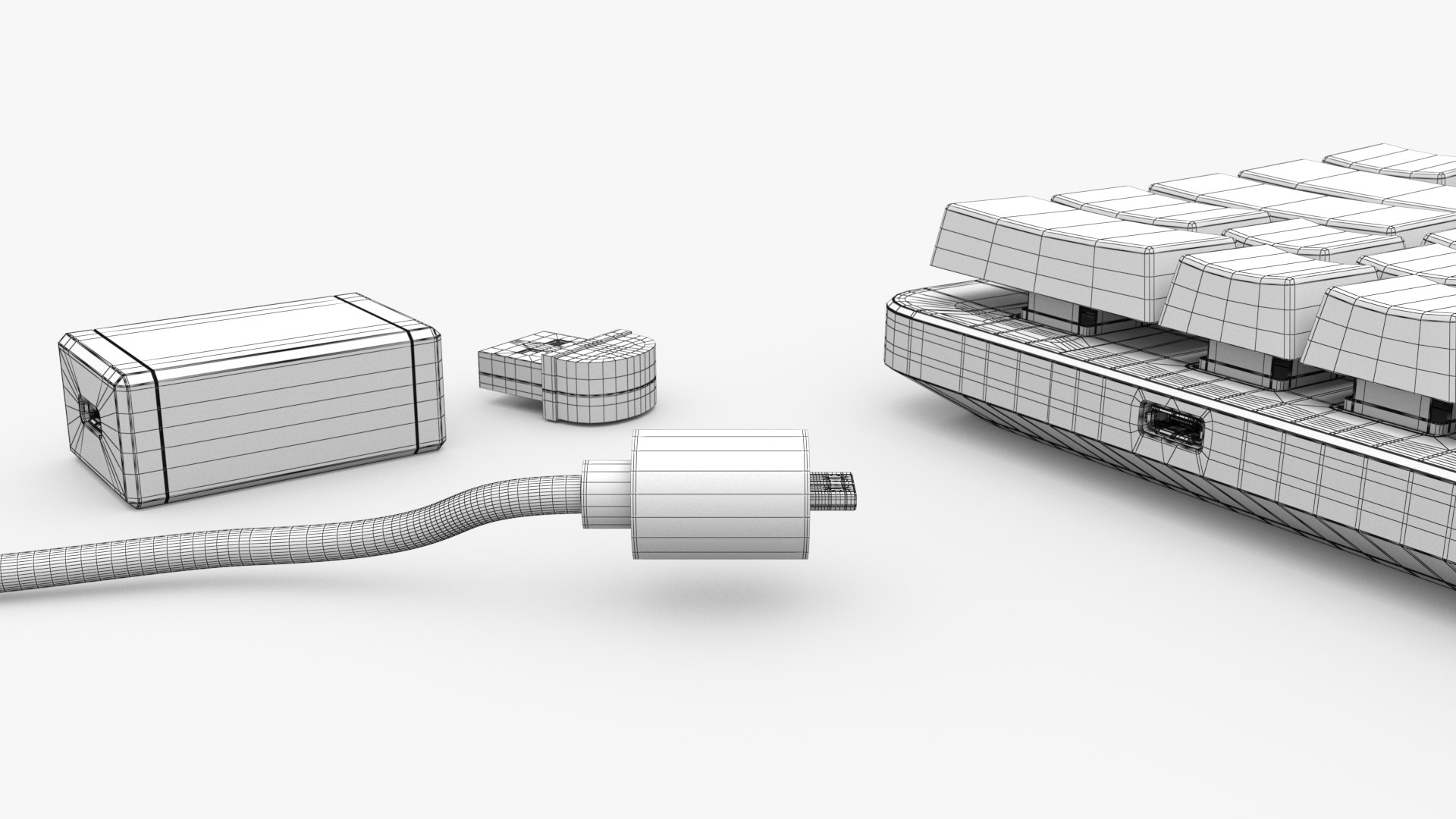 3D Model Compact Wireless Keyboard - TurboSquid 2122051