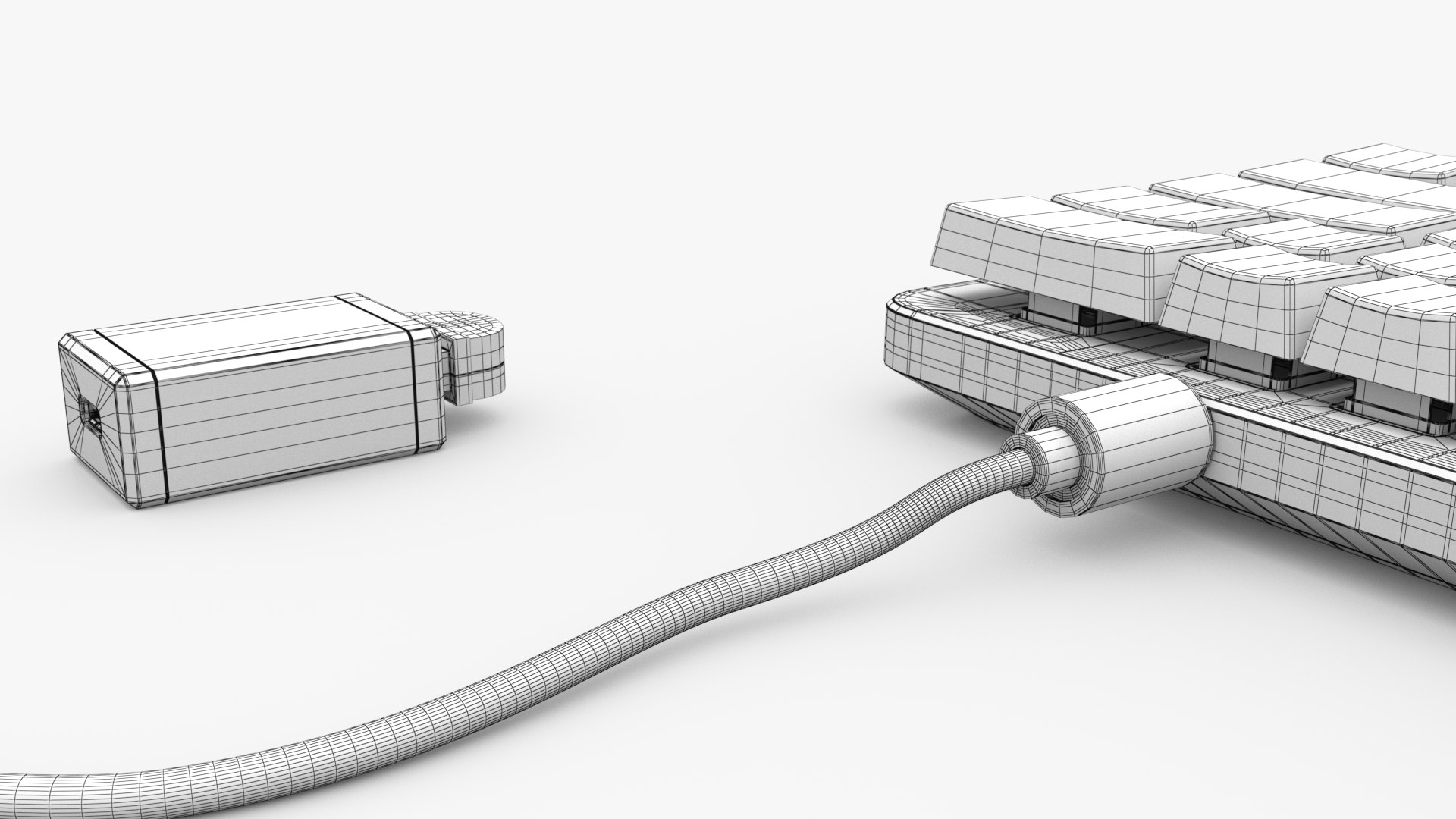 3D Model Compact Wireless Keyboard - TurboSquid 2122051