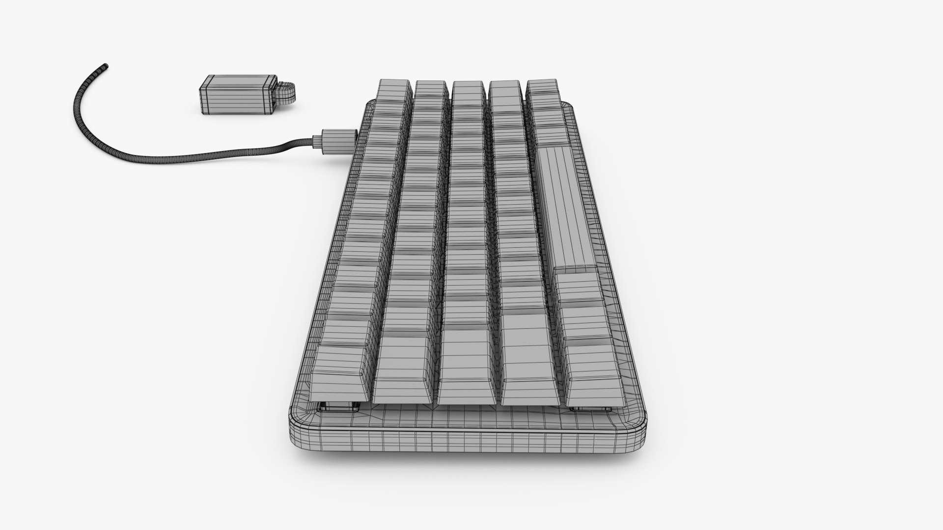 3D Model Compact Wireless Keyboard - TurboSquid 2122051