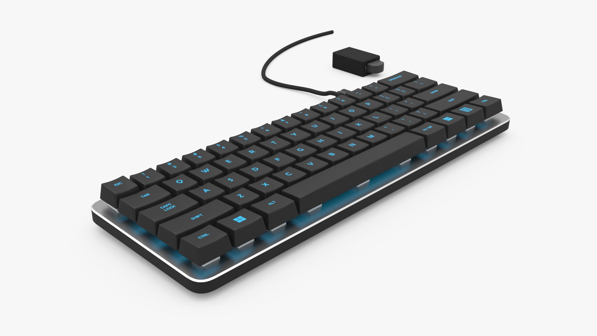 3D Model Compact Wireless Keyboard - TurboSquid 2122051