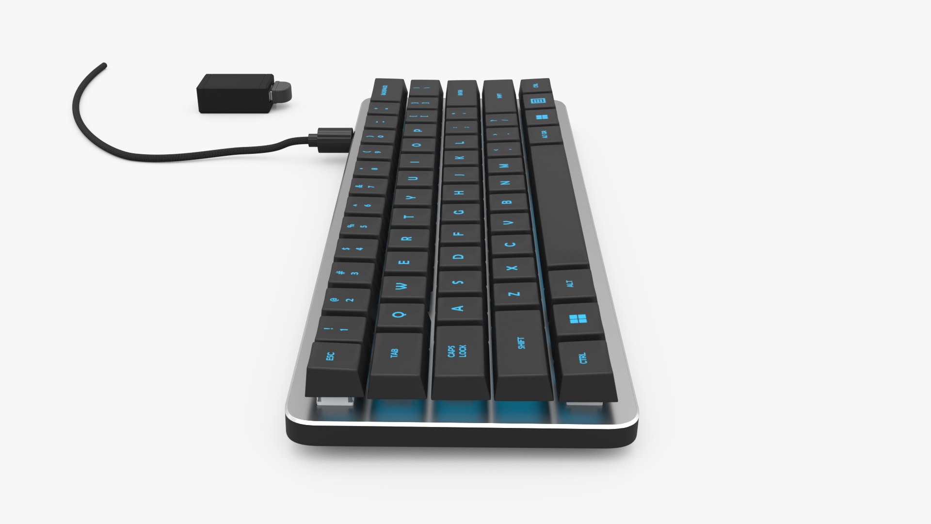 3D Model Compact Wireless Keyboard - TurboSquid 2122051