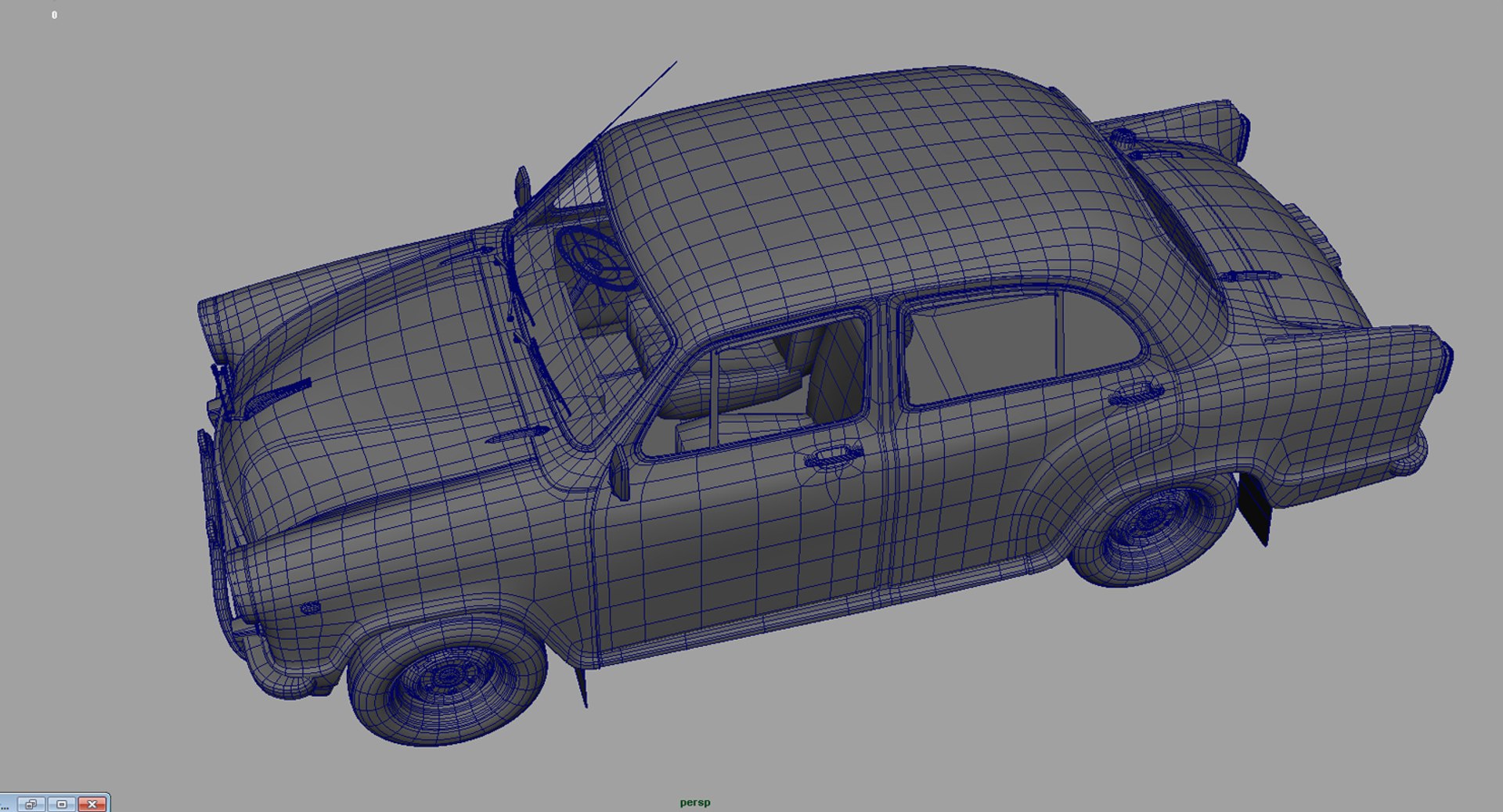 Ambassador Car 3D Model - TurboSquid 1540319