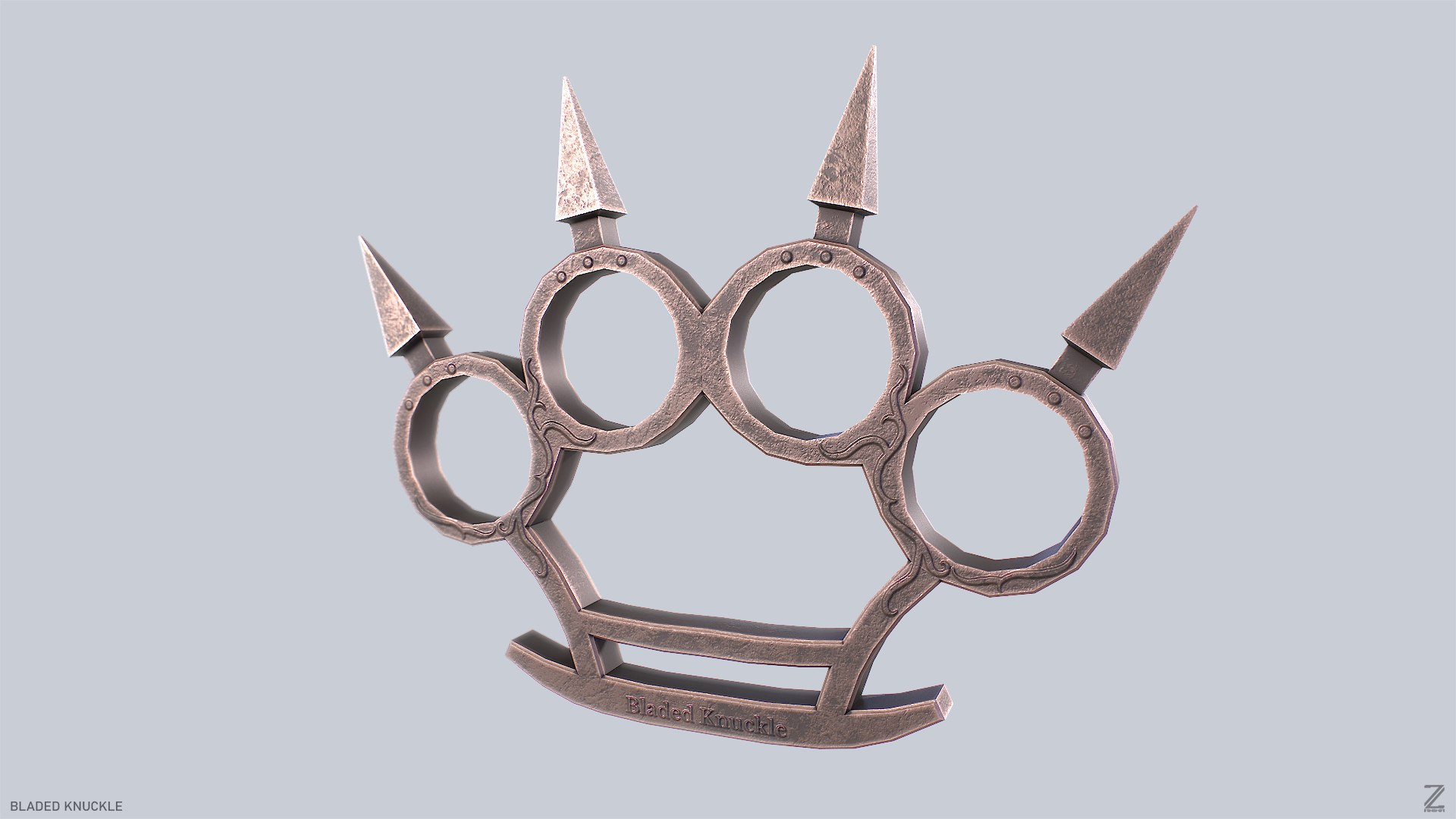 Bladed Knuckle Model - TurboSquid 2221324