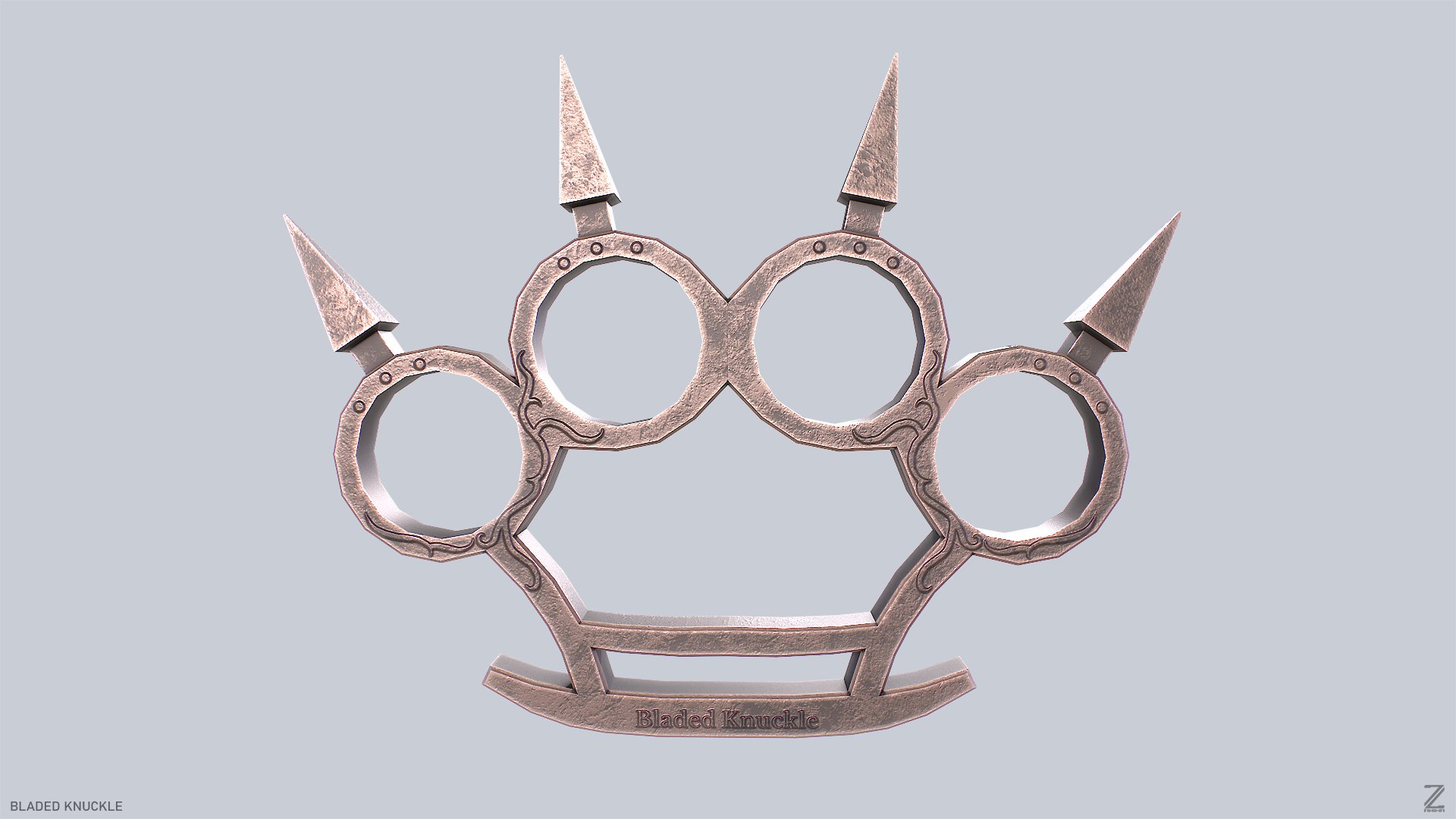 Bladed Knuckle Model - TurboSquid 2221324