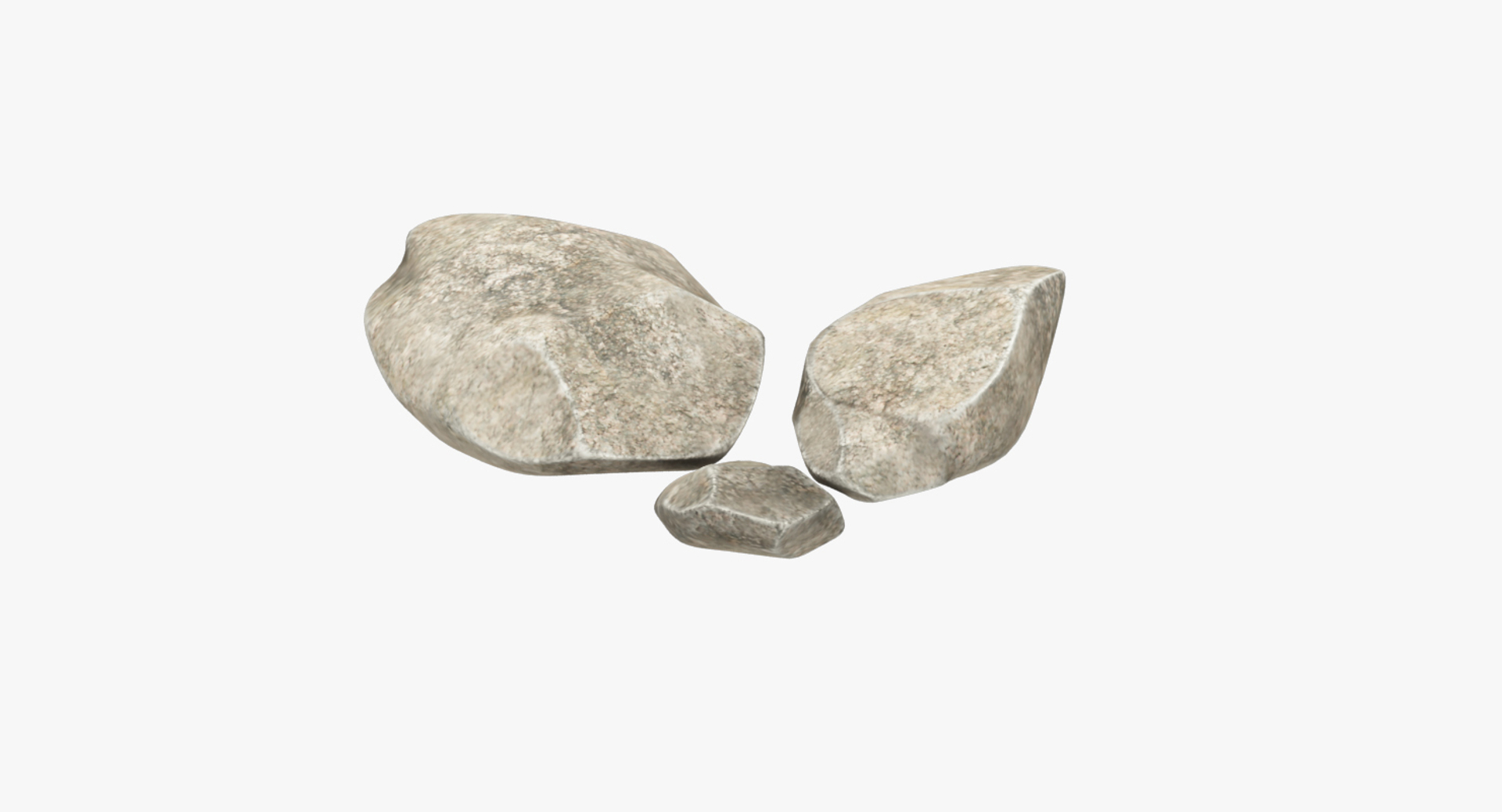 Small Stones Set 3D Model - TurboSquid 1263874