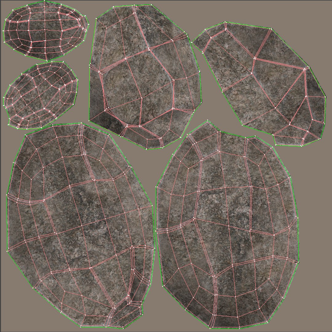 Small Stones Set 3D Model - TurboSquid 1263874