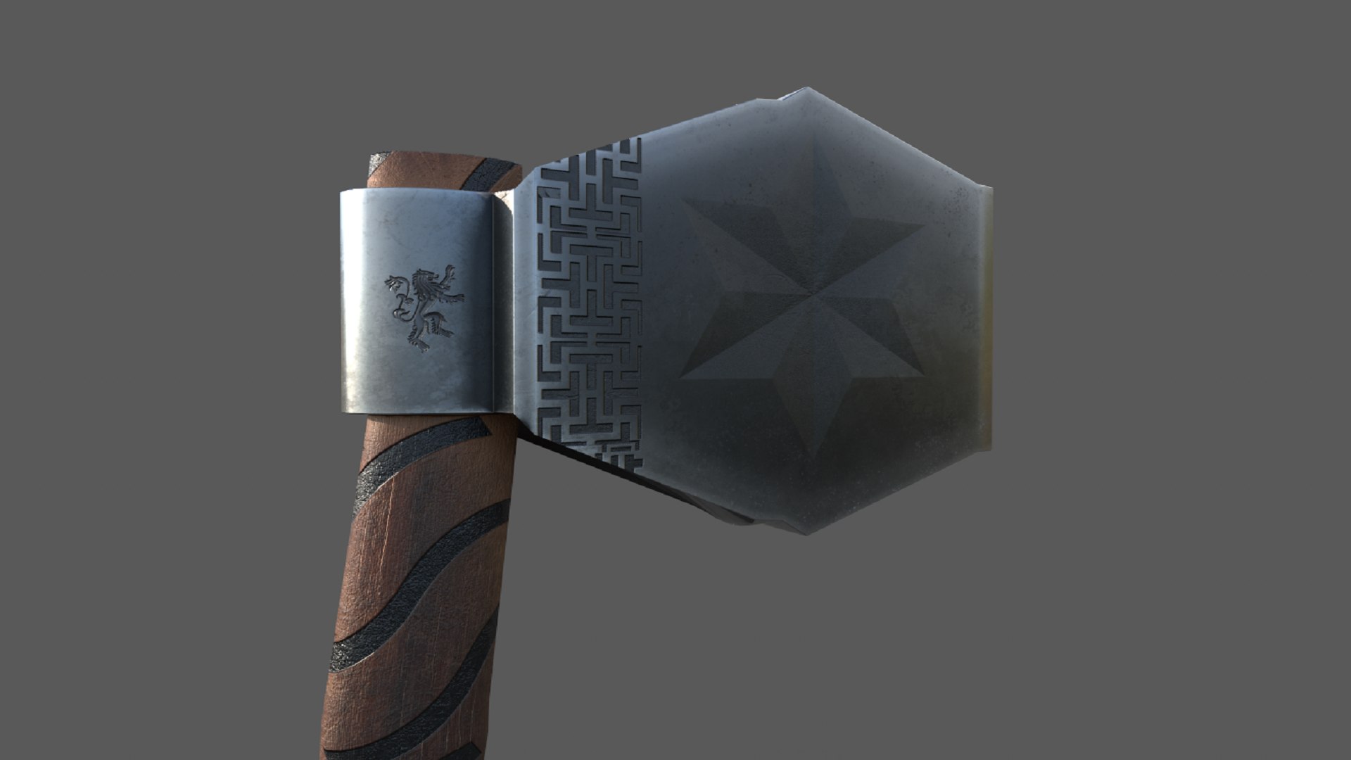 3D Stylized Axe Weapon PBR Low-poly Game Ready 3D Model - TurboSquid ...