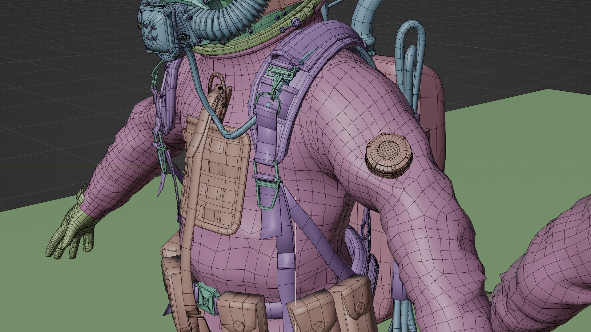 Modern Deep Sea Diving Suit 3D model - TurboSquid 2075083