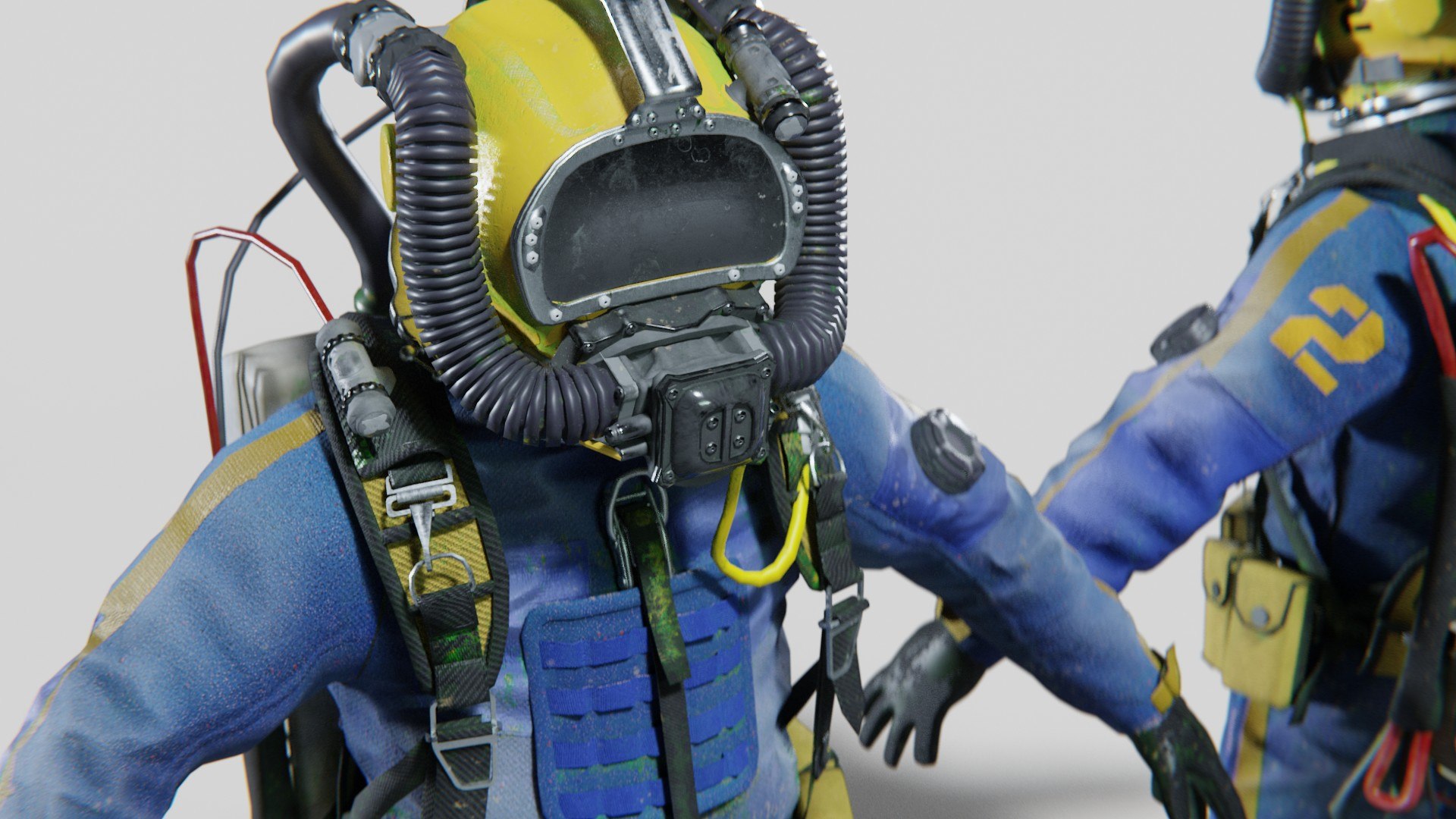 Modern Deep Sea Diving Suit 3D Model - TurboSquid 2075083