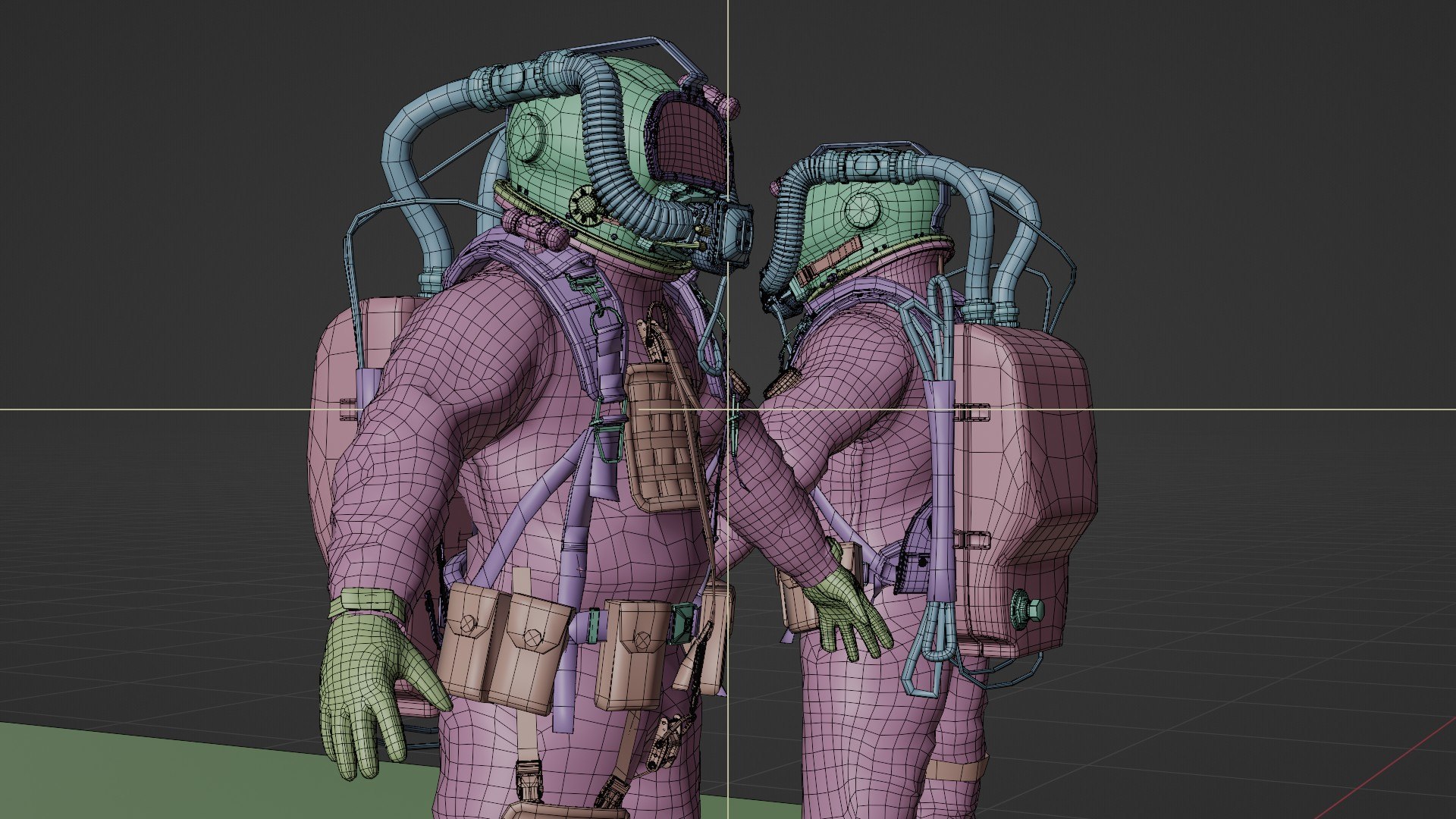 Modern Deep Sea Diving Suit 3D Model - TurboSquid 2075083