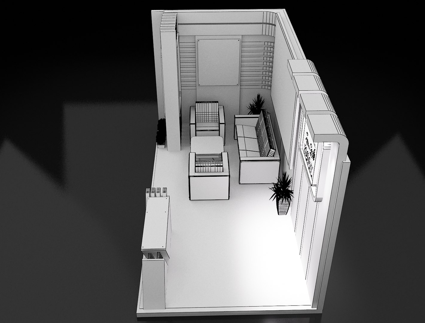 Stand Exhibition Booth Model - TurboSquid 1553217