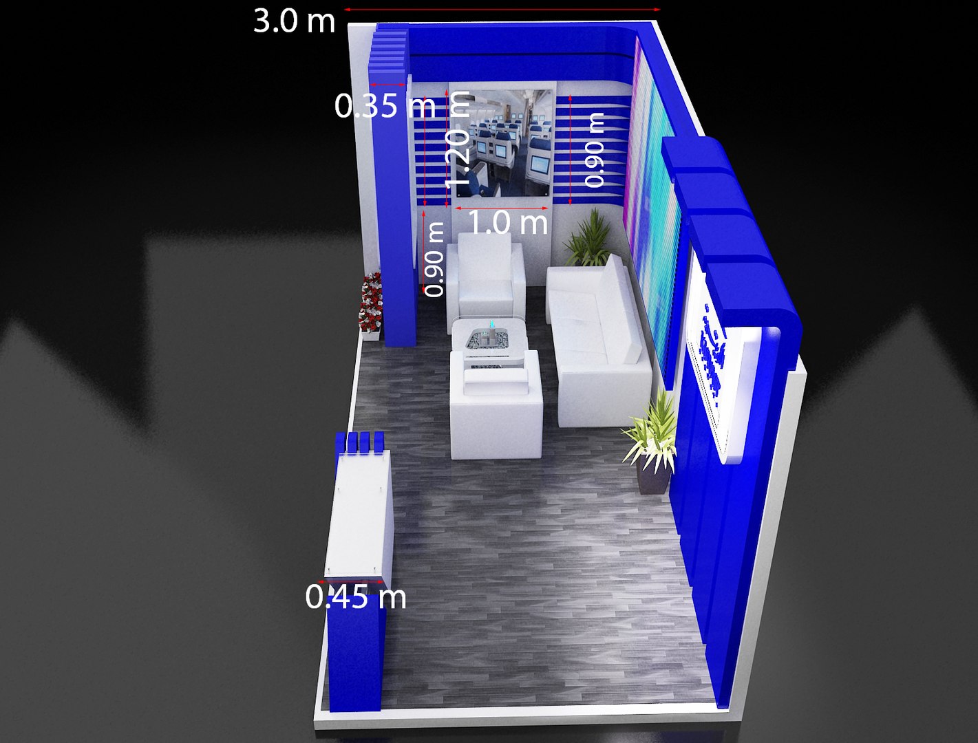 Stand Exhibition Booth Model - TurboSquid 1553217