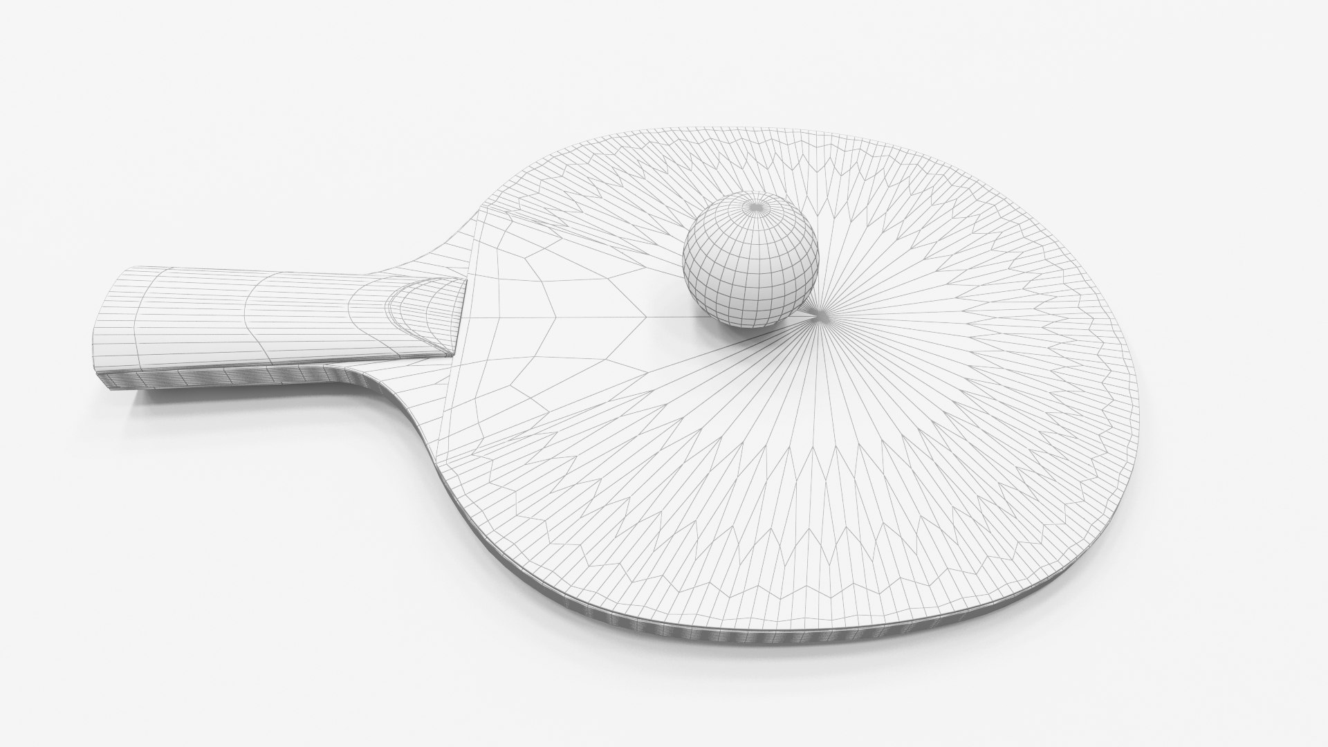 Ping Pong Paddle 3D Model - TurboSquid 1164201