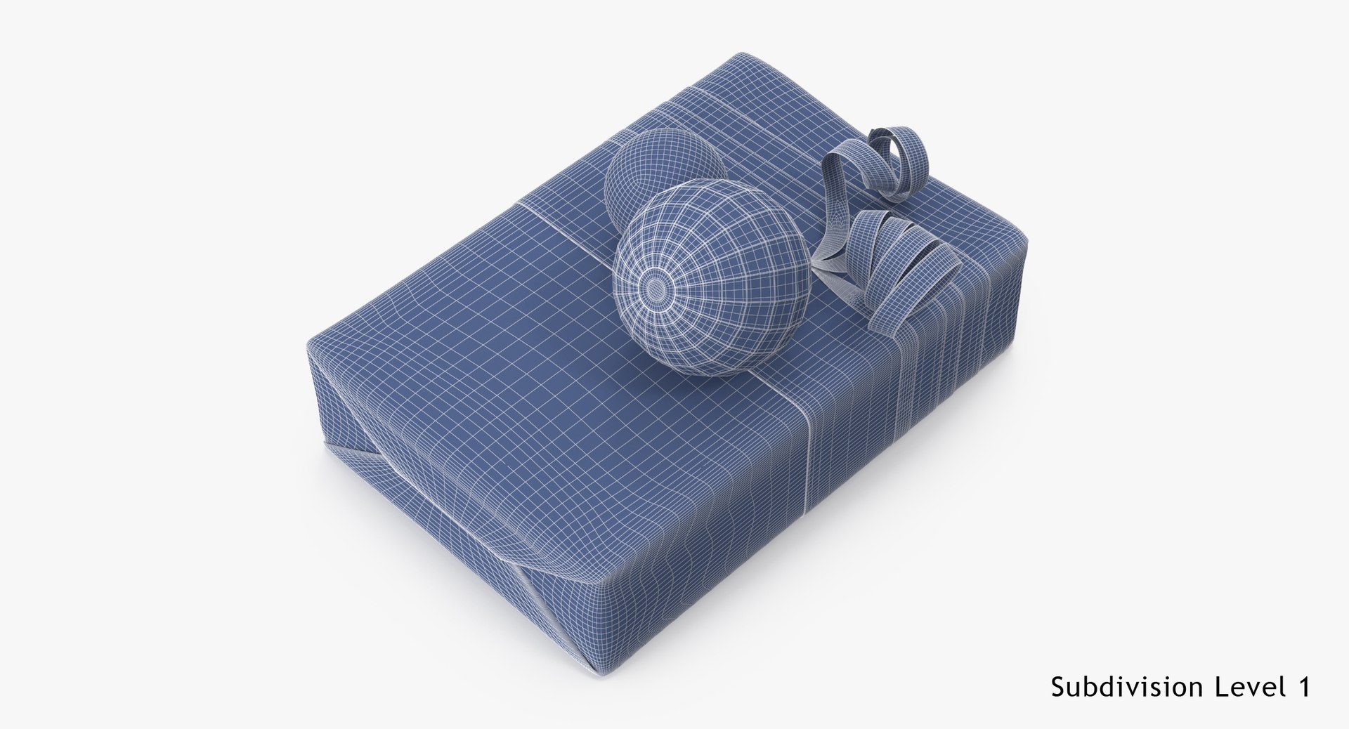 3D wrapped christmas gift 02 model - TurboSquid 1222927