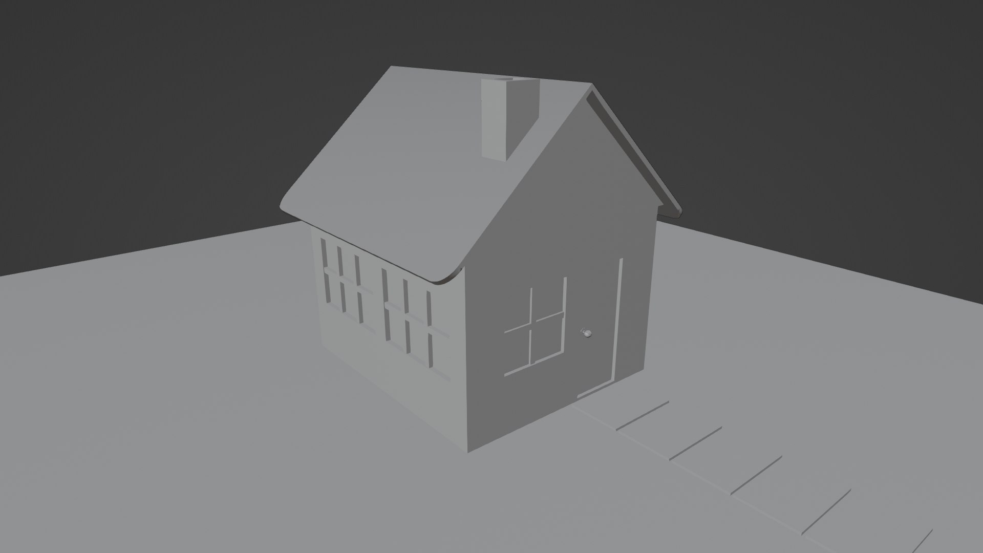 3D Model Simple House - TurboSquid 2213178