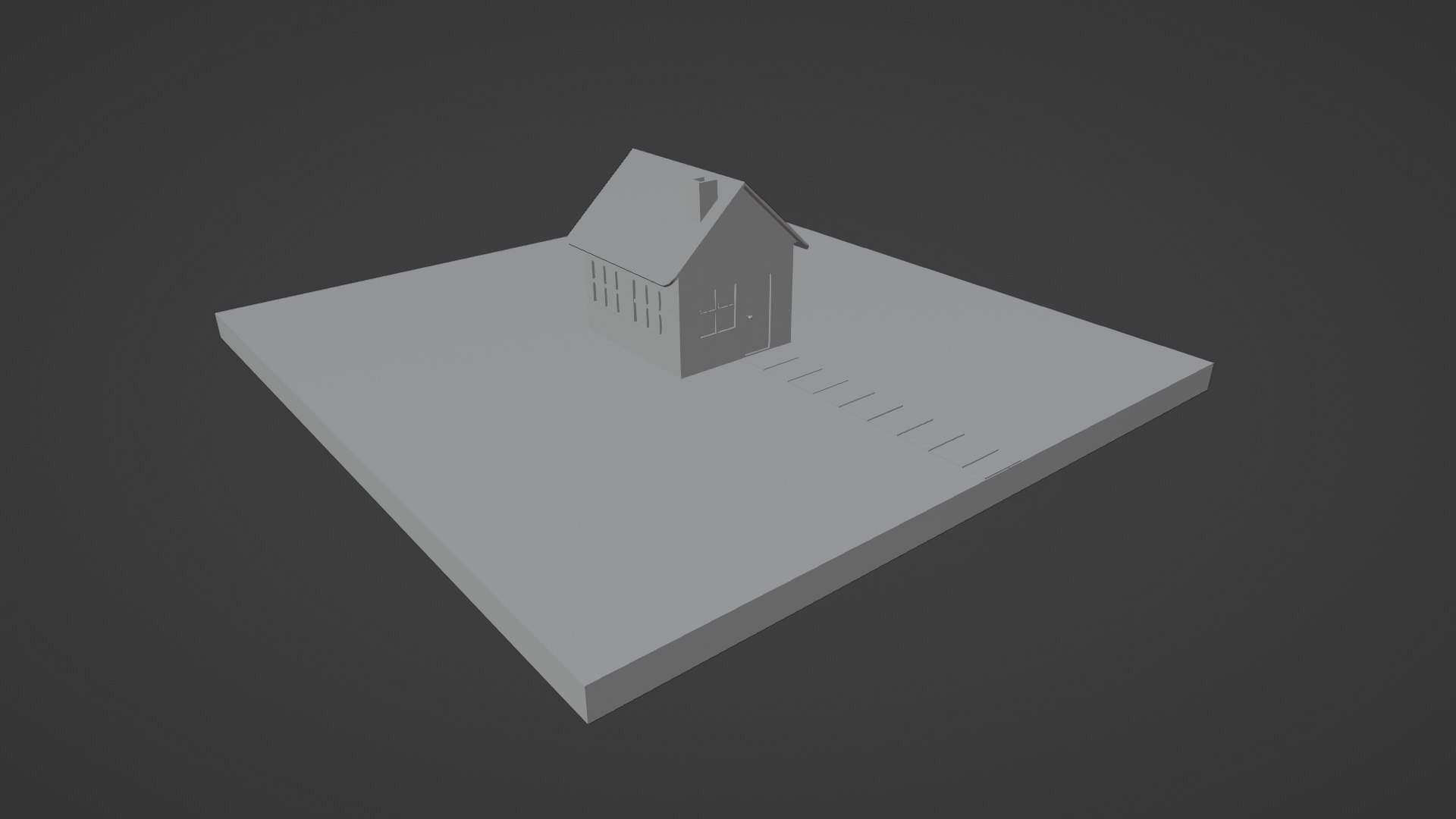 3D Model Simple House - TurboSquid 2213178