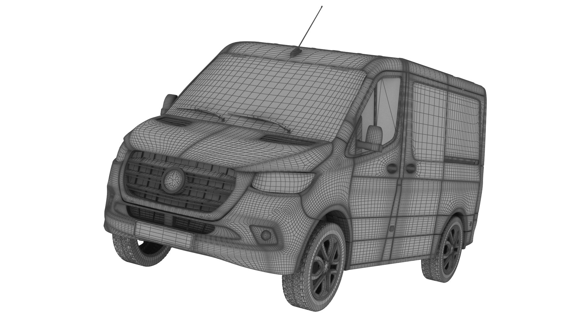 3D realistic mercedes sprinter fwd model - TurboSquid 1613989
