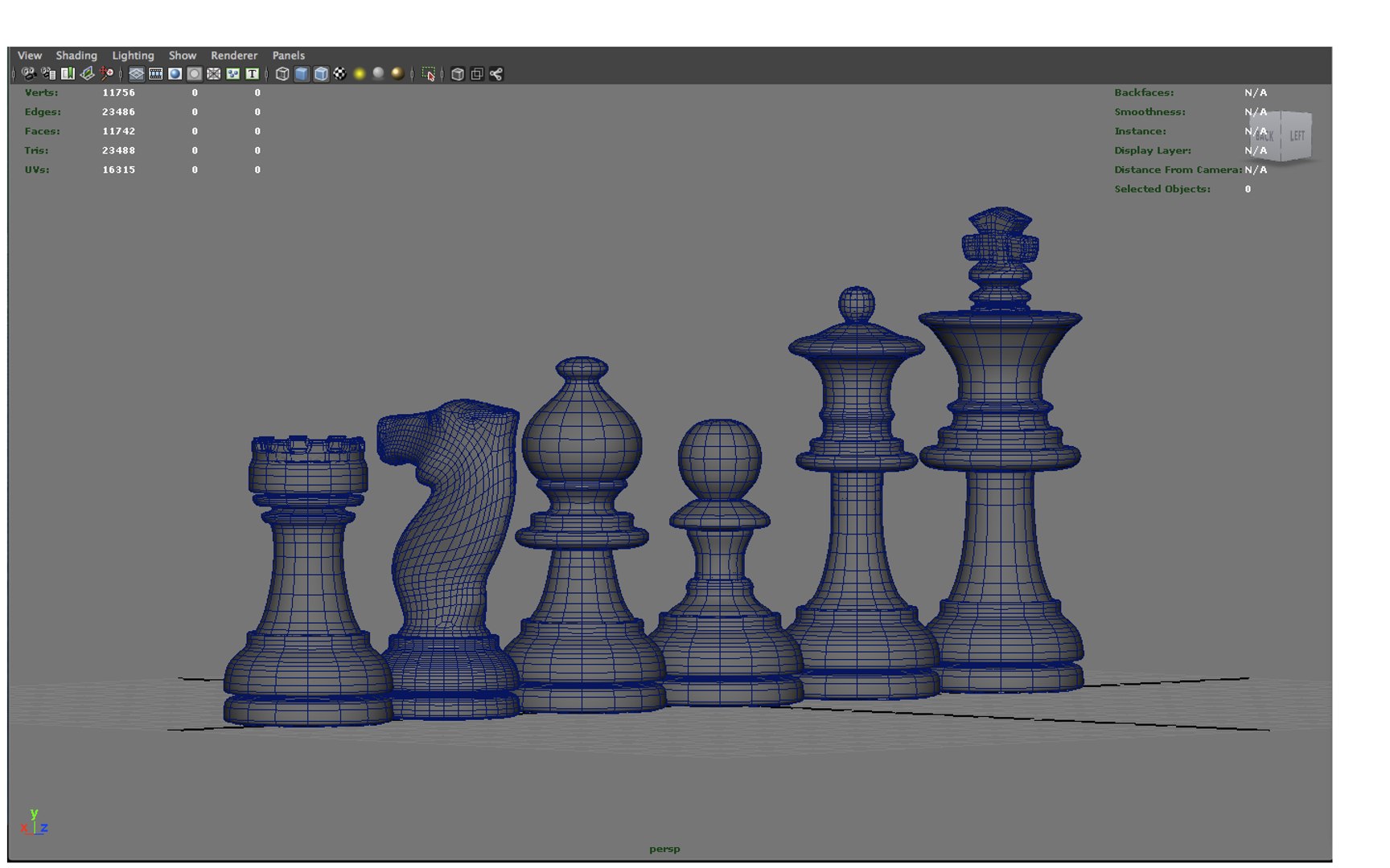 Chess Pieces Model - TurboSquid 1230163