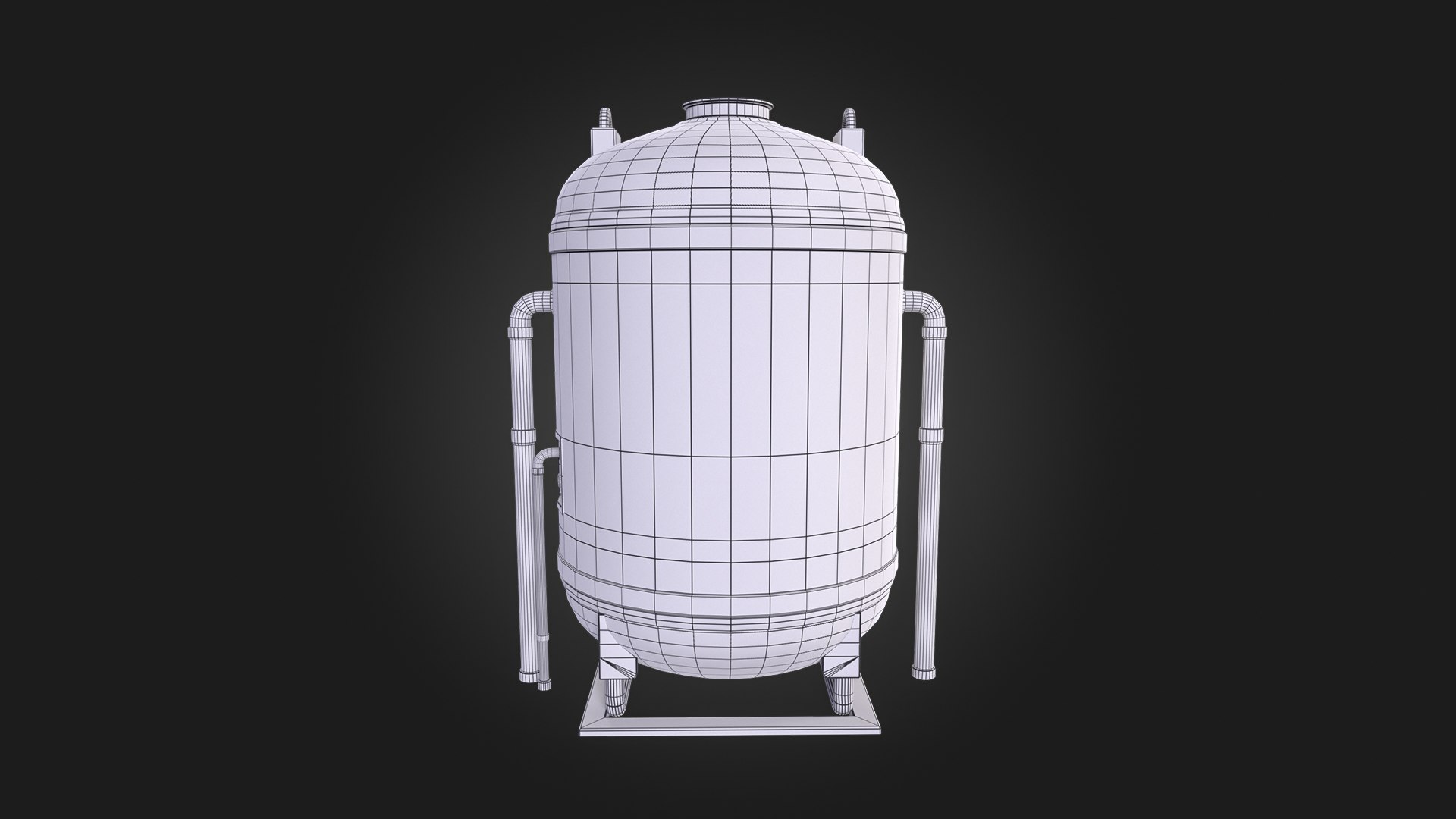 SCI-FI Fuel Tank 3D Model - TurboSquid 2243285