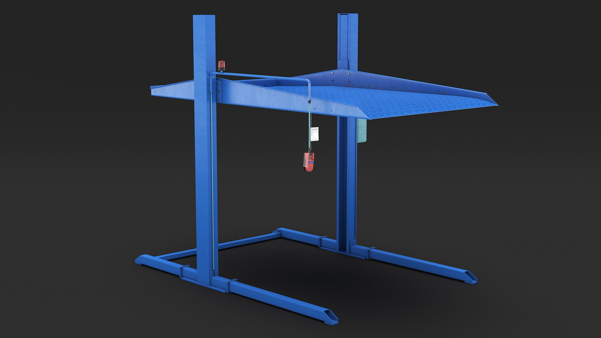 3D Two Post Parking Lift - TurboSquid 2240357