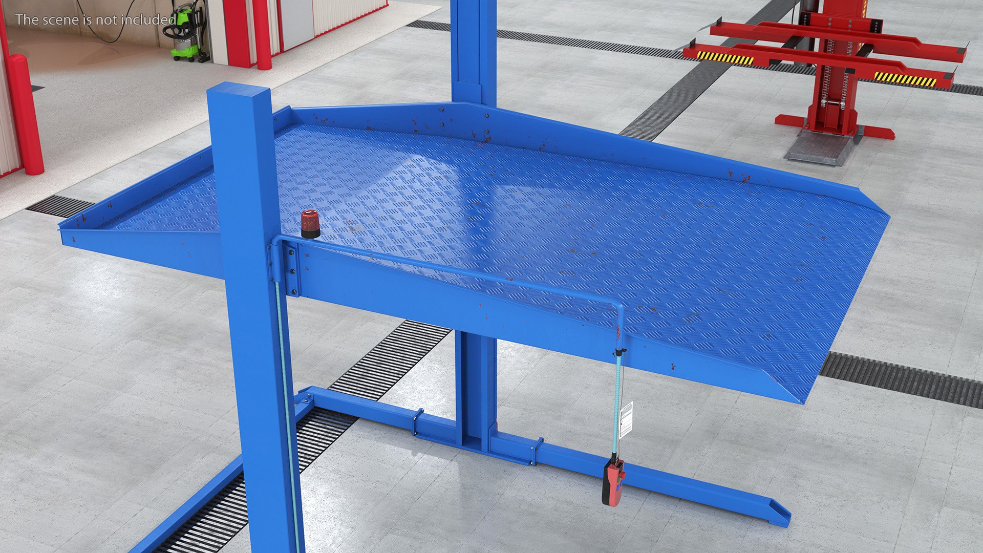 3D Two Post Parking Lift - TurboSquid 2240357