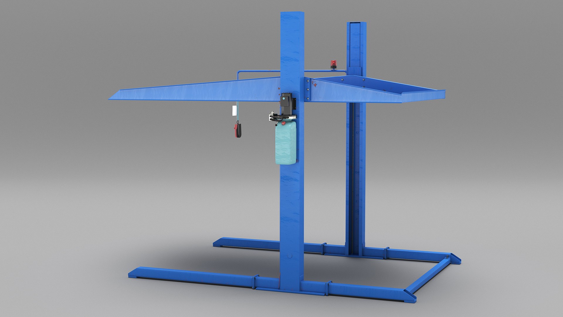 3D Two Post Parking Lift - TurboSquid 2240357