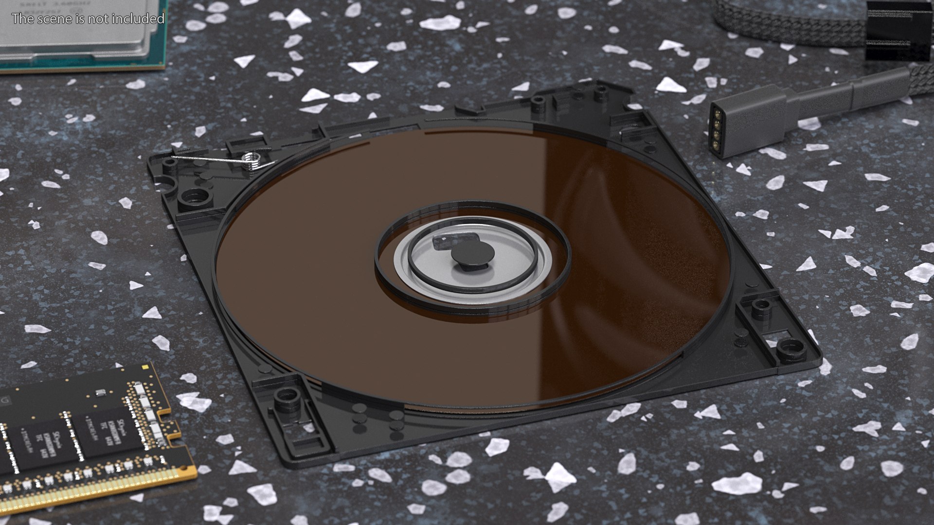 3D Sony Micro Floppy Disk MFD 2HD Black - TurboSquid 1772261