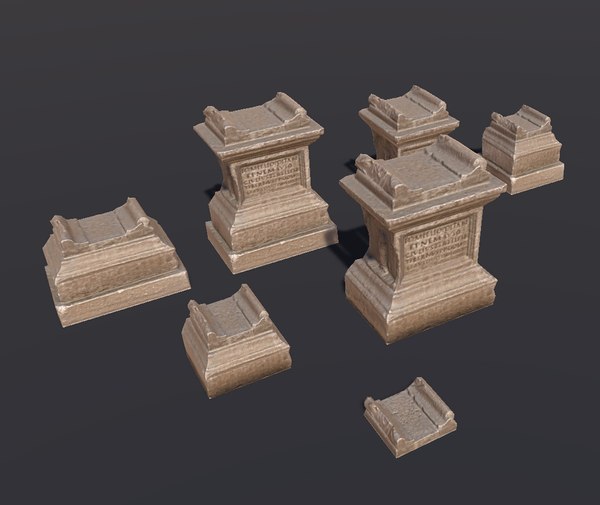 Roman altar model - TurboSquid 1439515