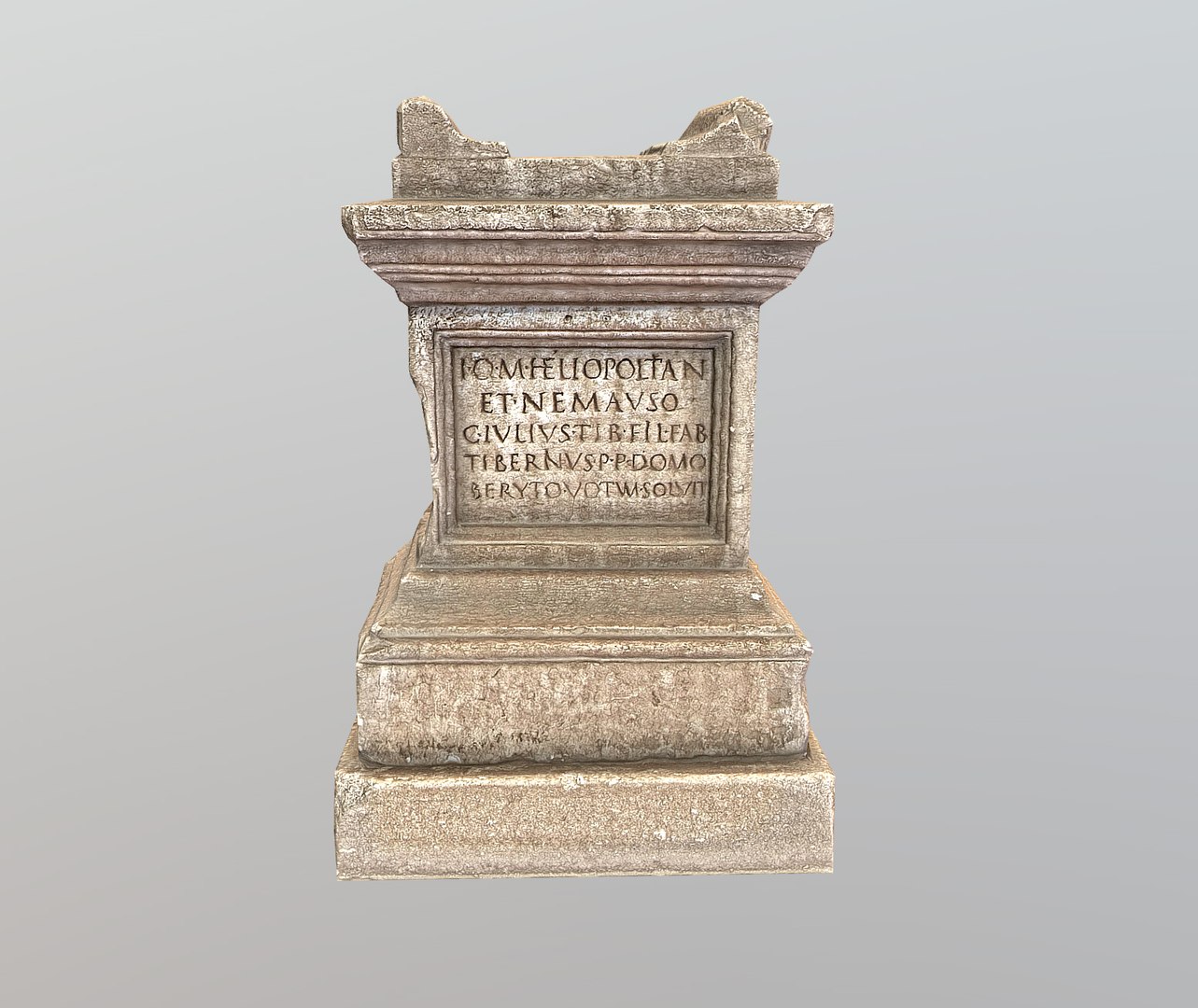 Roman Altar Model - TurboSquid 1439515