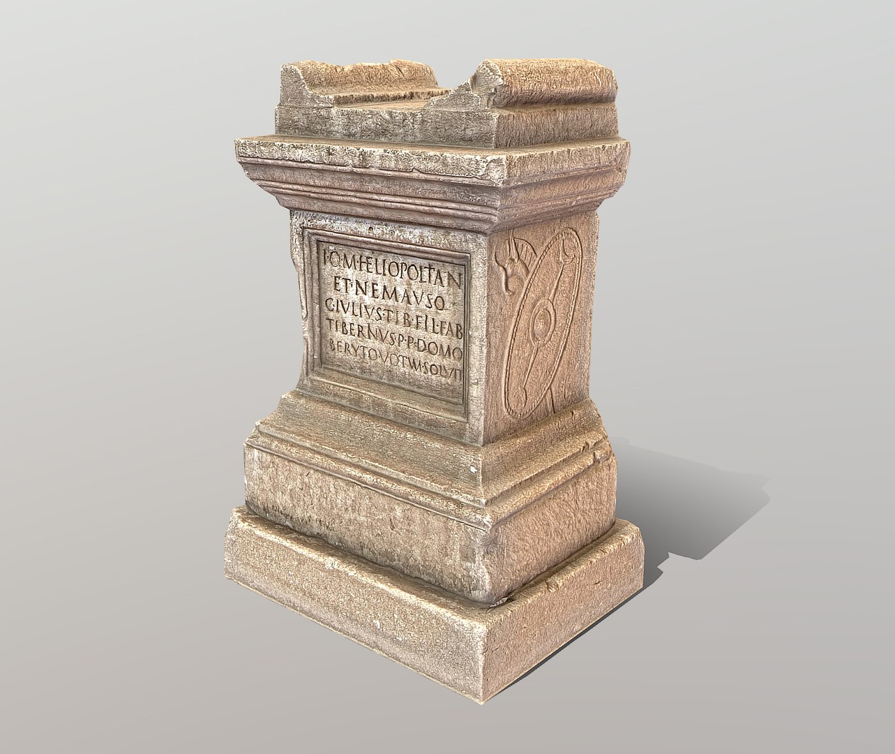 Roman altar model - TurboSquid 1439515