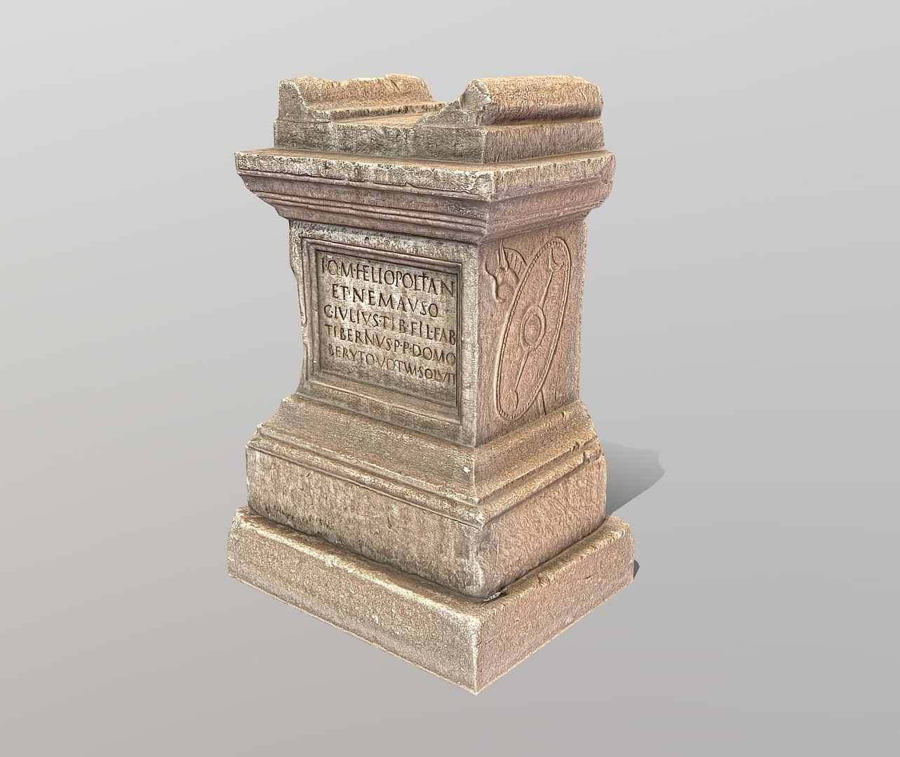 Roman Altar Model - TurboSquid 1439515