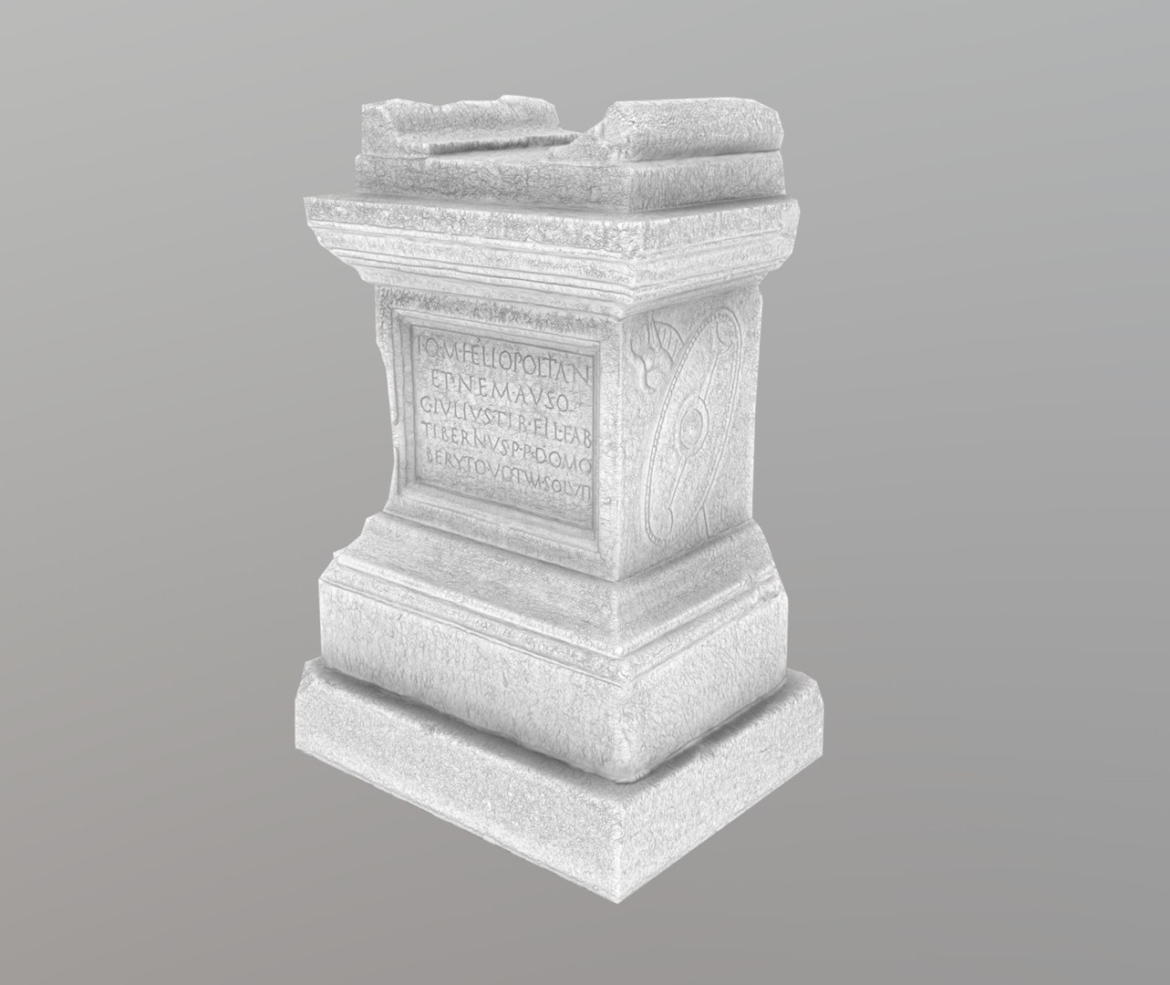 Roman Altar Model - TurboSquid 1439515