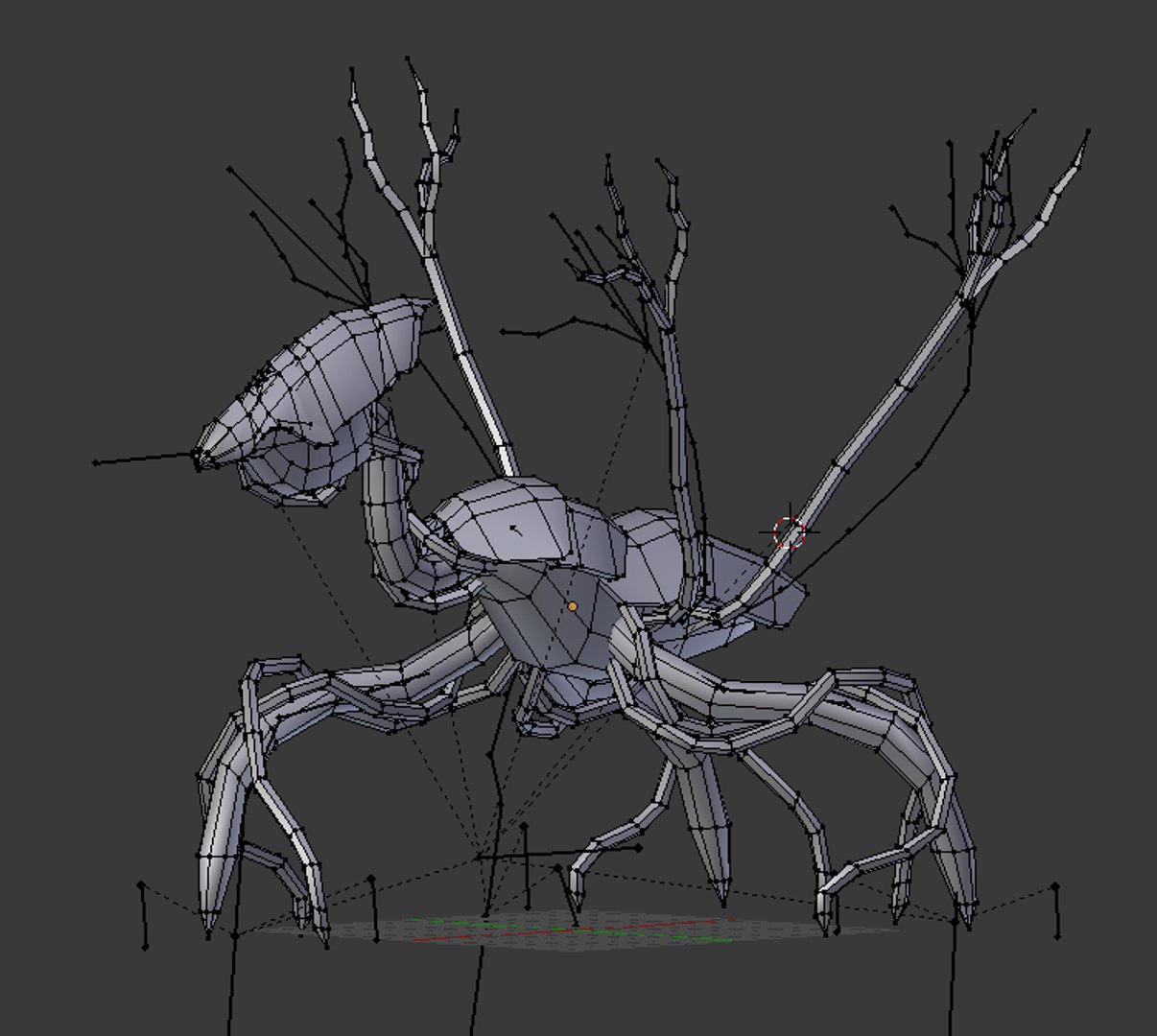 3d alien unity animations