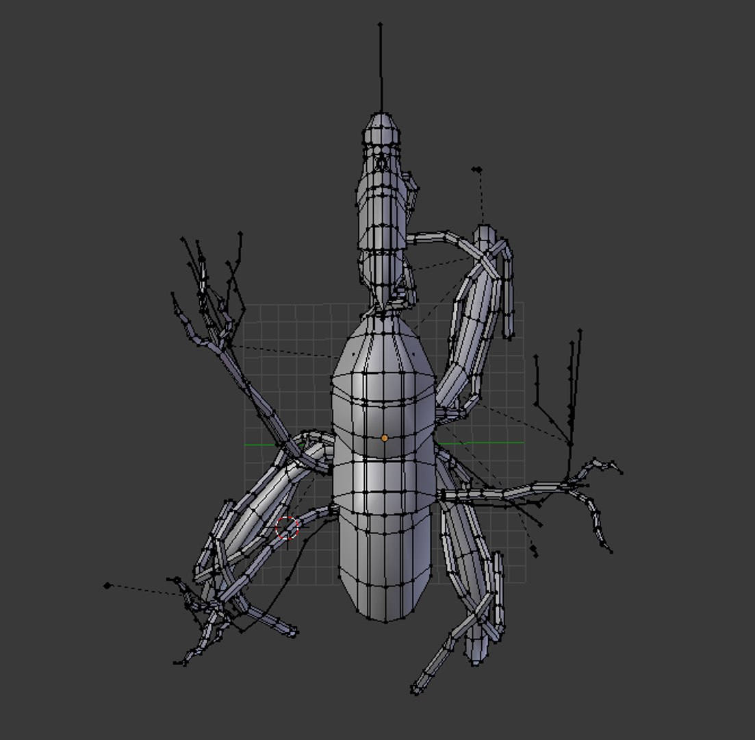 3d alien unity animations