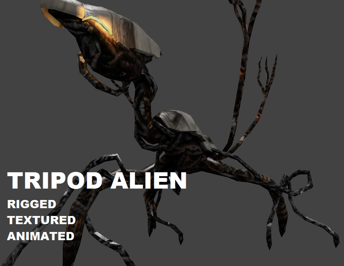 3d alien unity animations