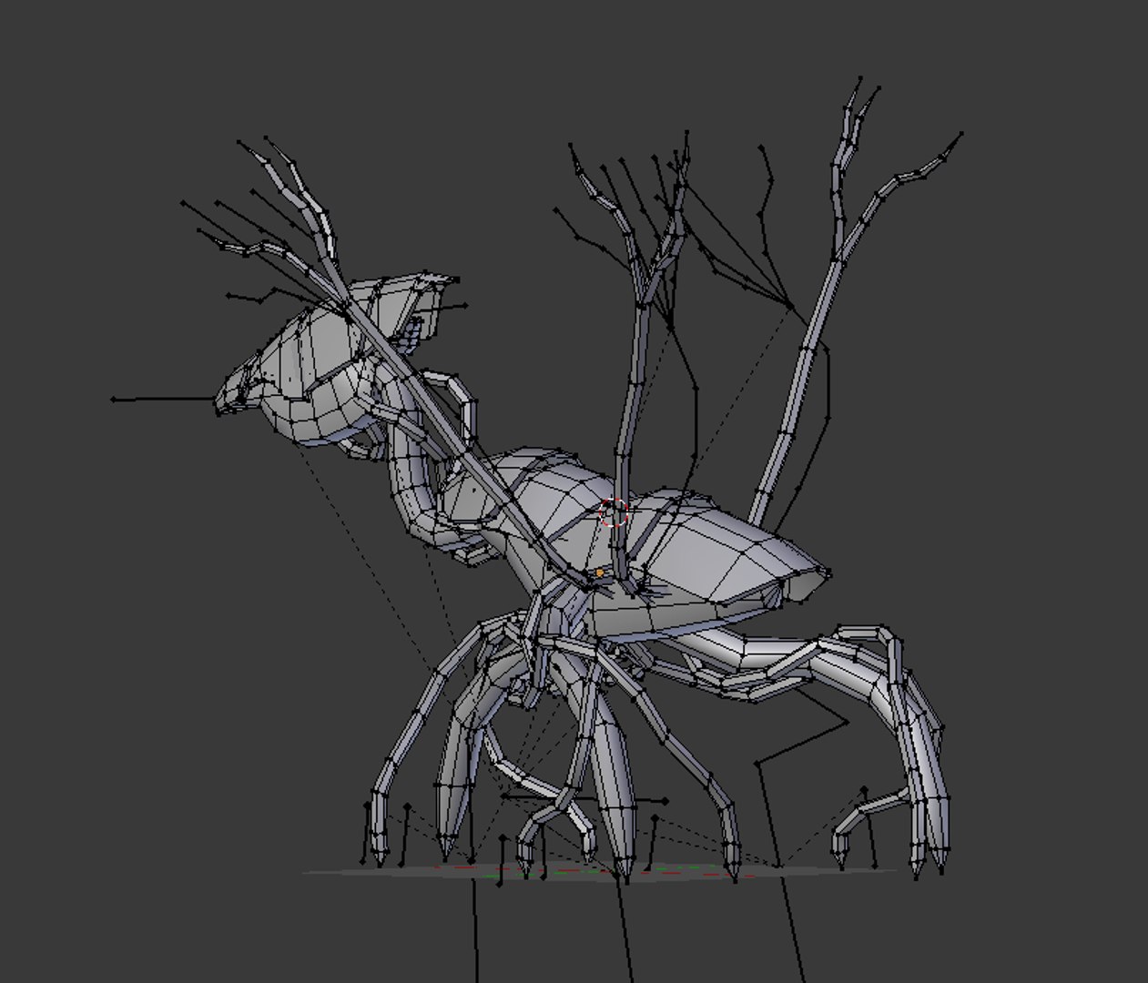 3d alien unity animations