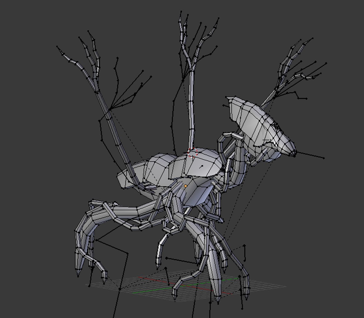 3d alien unity animations
