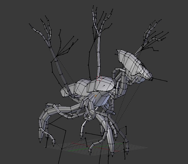 3d alien unity animations