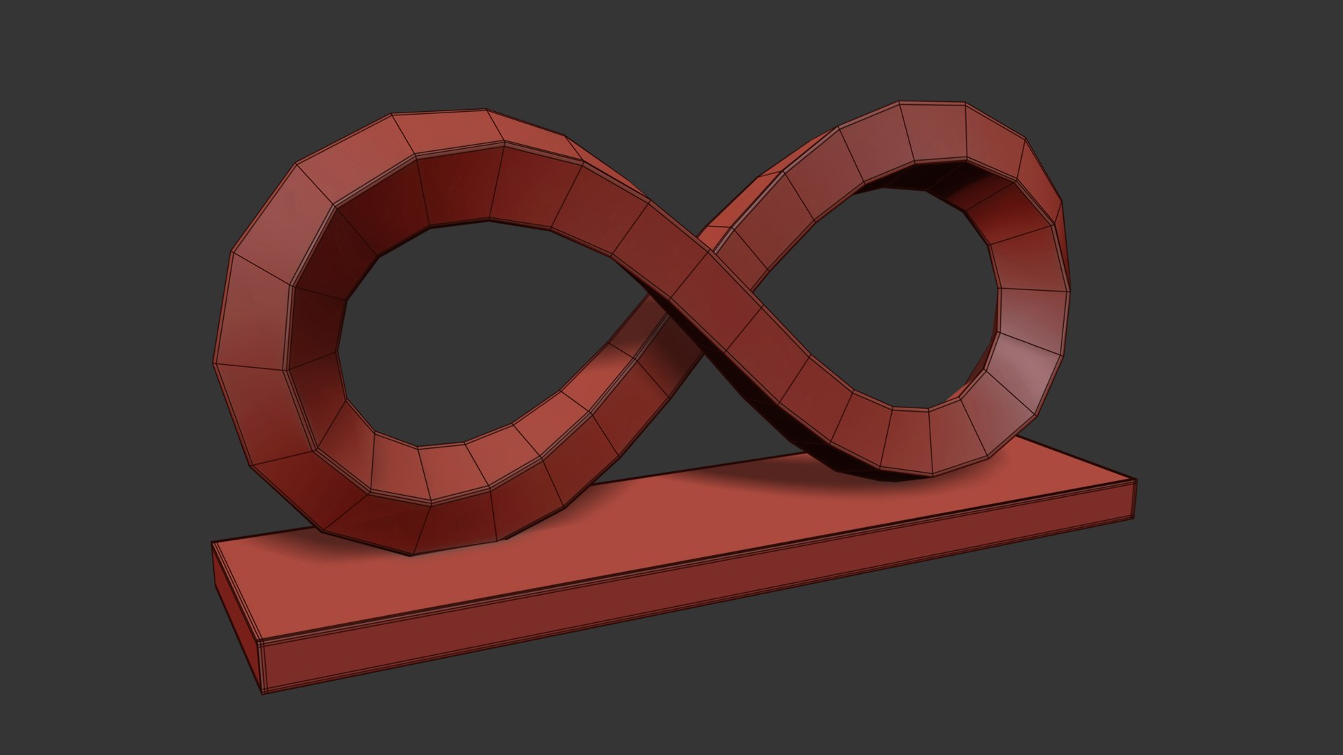 3D Abstract Sculpture Infinity Mobius - TurboSquid 2348034