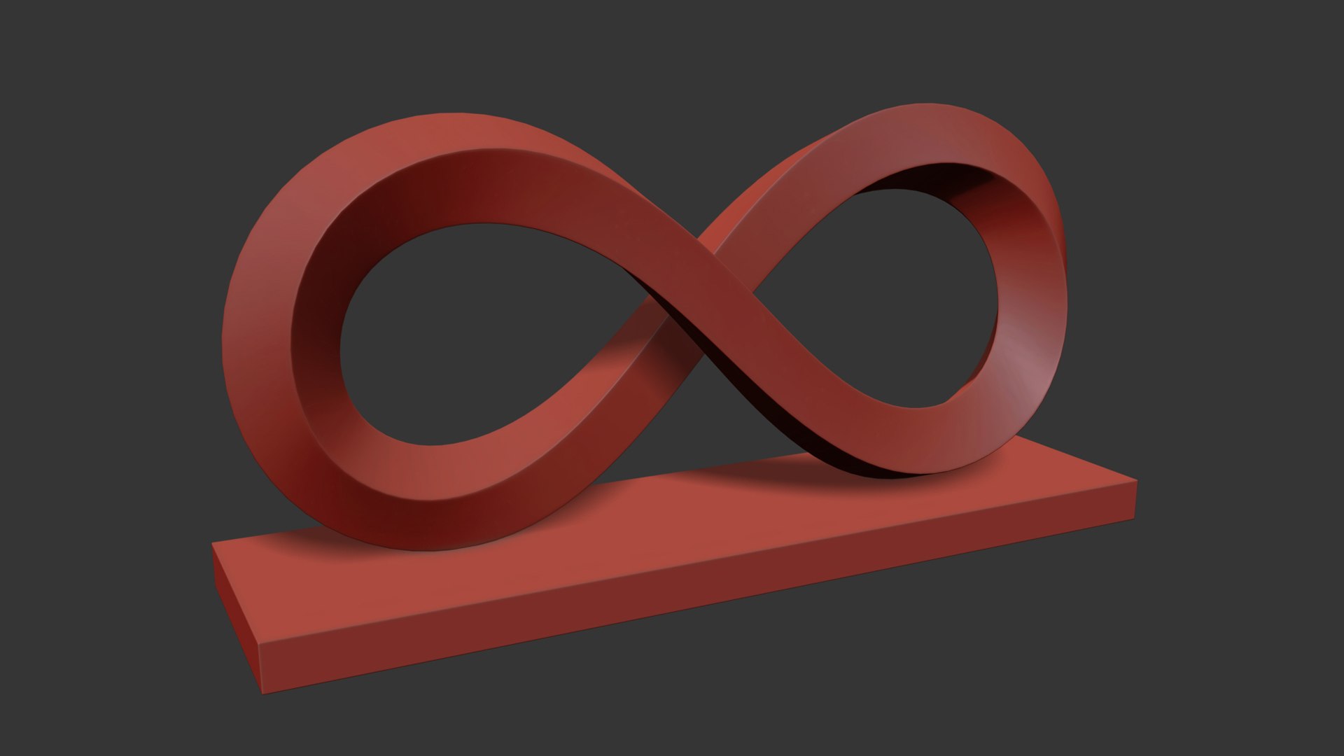 3D Abstract Sculpture Infinity Mobius - TurboSquid 2348034