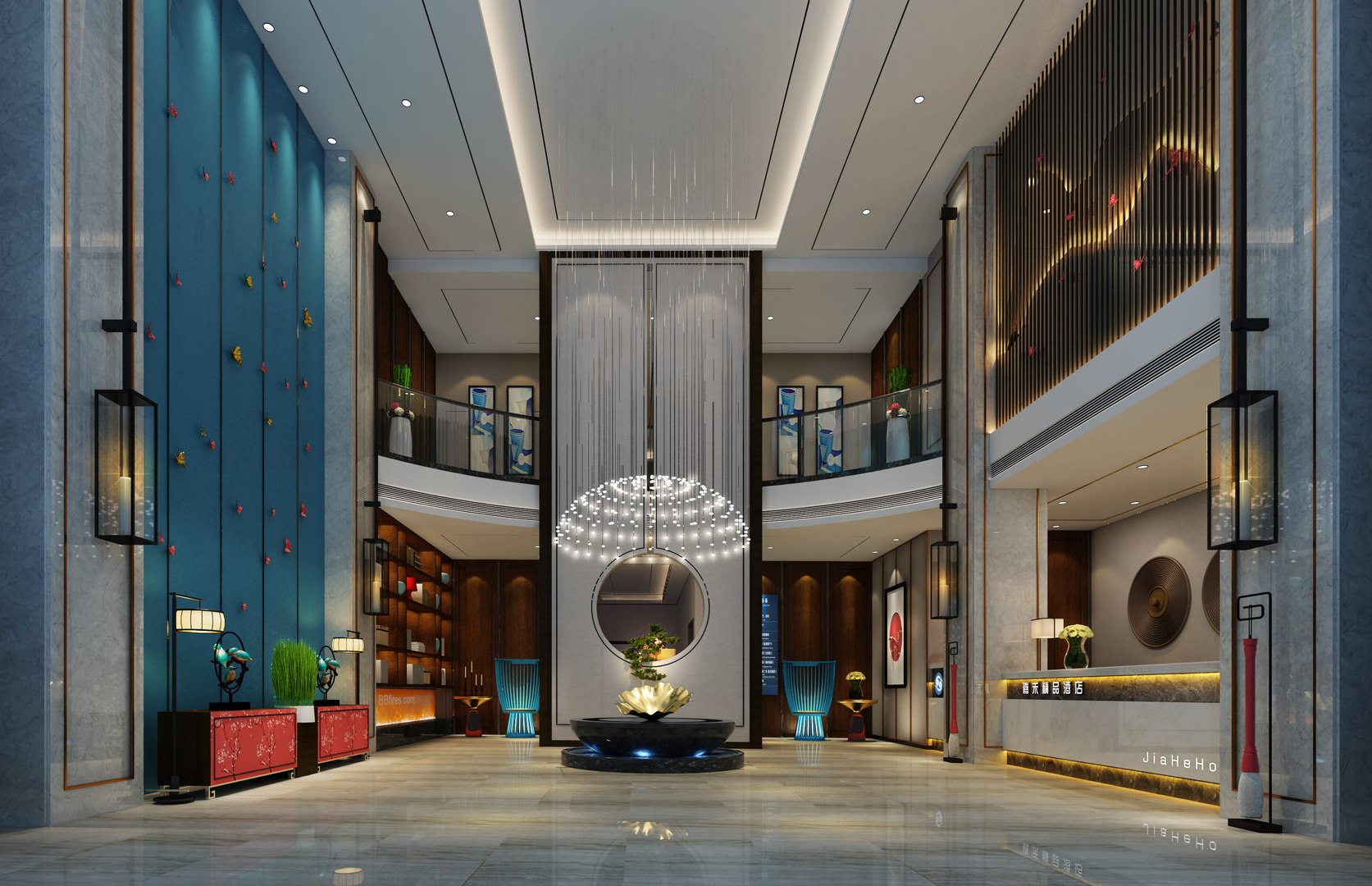 29 HOTEL LOBBY - 3d scenes 3D - TurboSquid 1876797