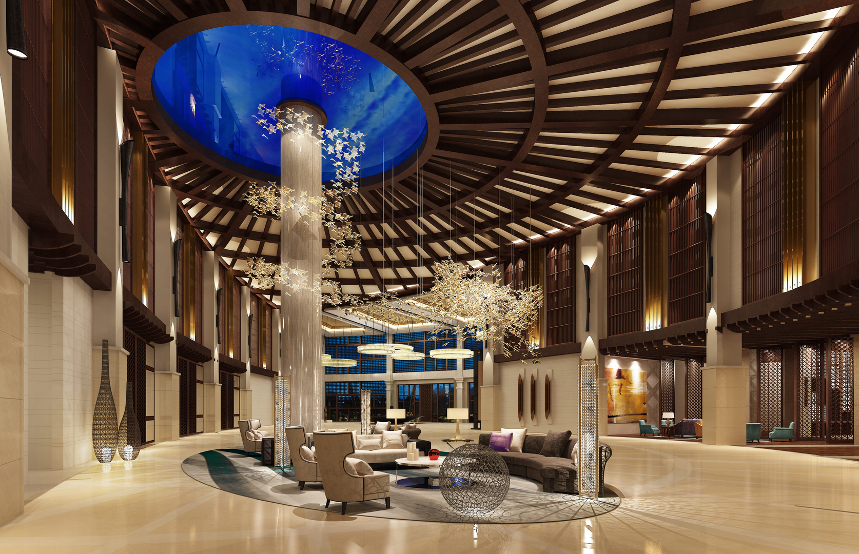 29 HOTEL LOBBY - 3d scenes 3D - TurboSquid 1876797