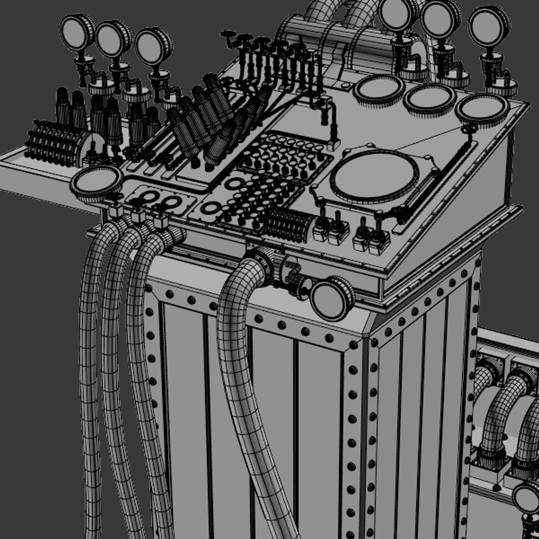 3d Steampunk Computer