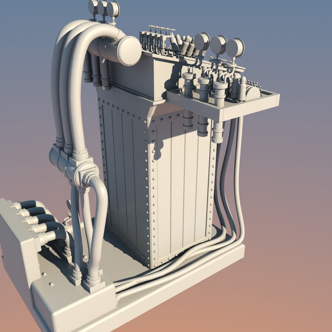 3d Steampunk Computer